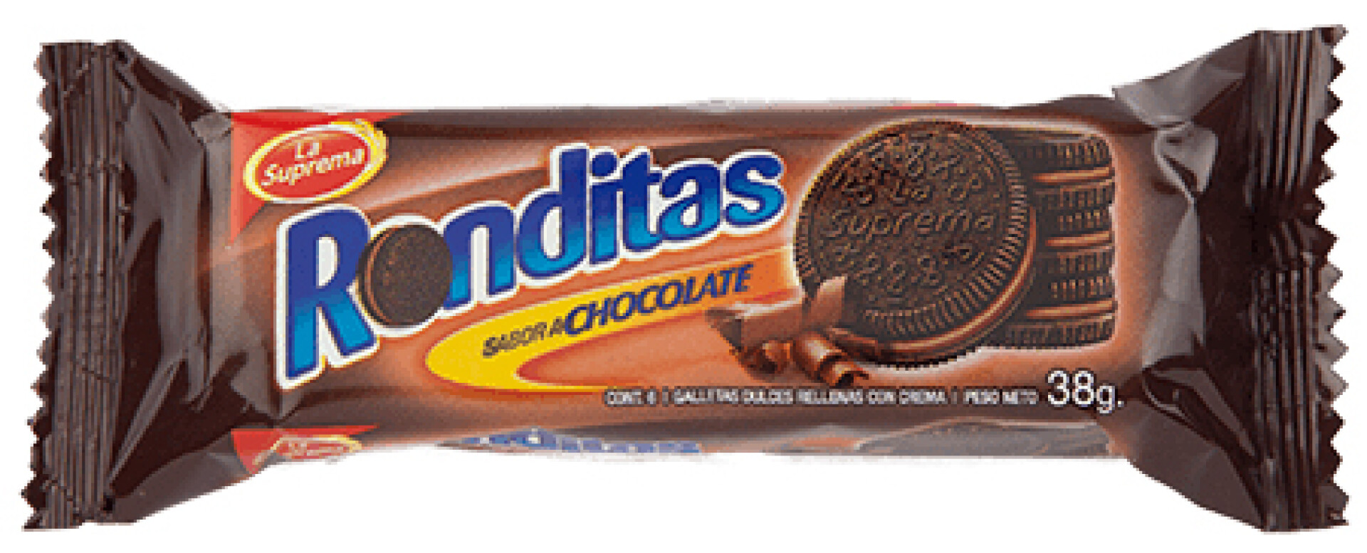 GALLETA RELL RONDITAS 38G CHOCOLATE — El Clon