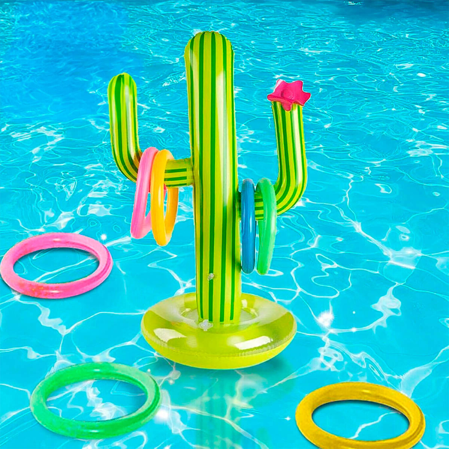 Set Inflables Juegos Accesorios X3 P/ Piscina Playa — El Rey del ...