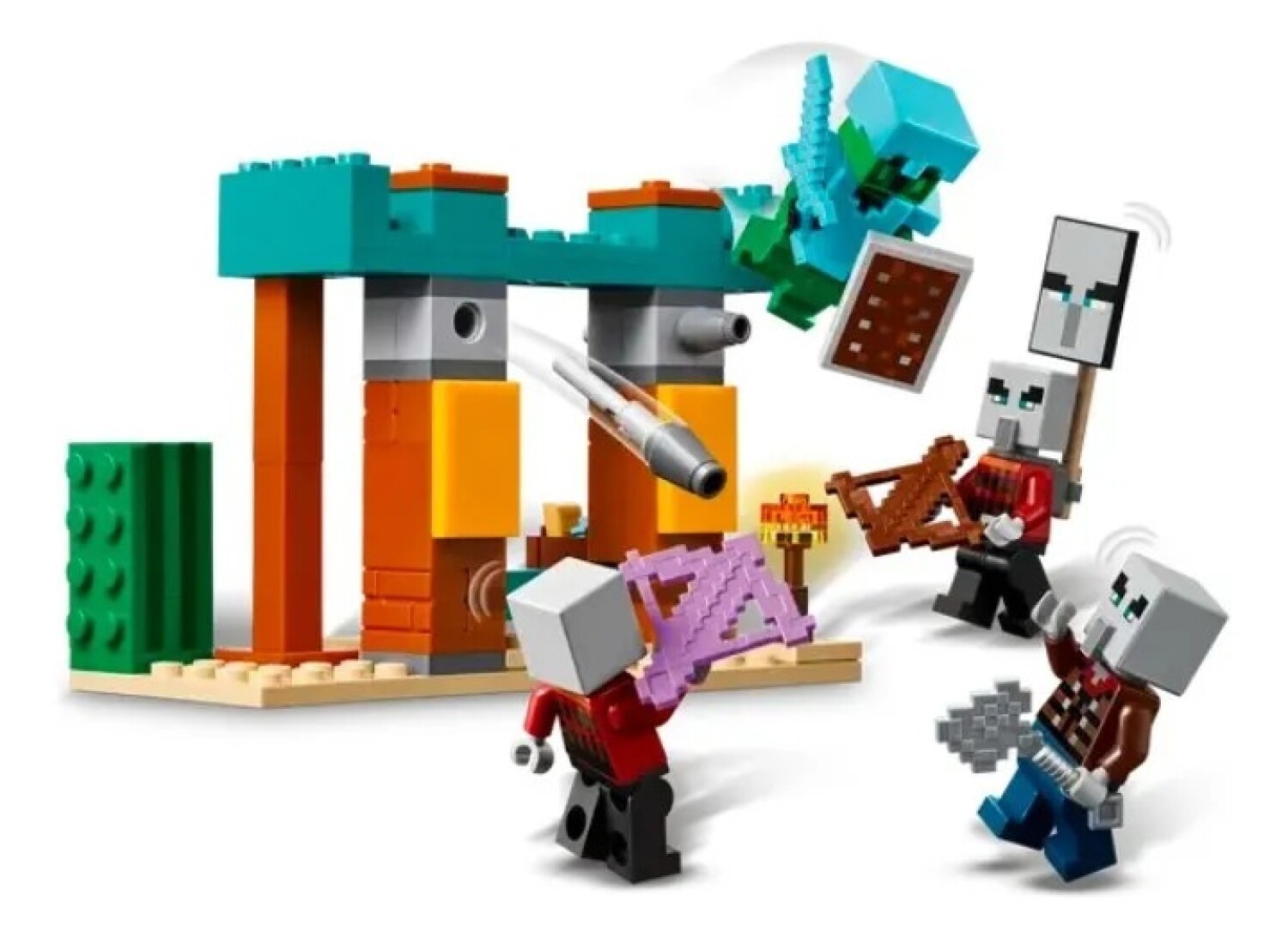 Lego Minecraft La Patrulla Del Desierto De Los Maldeanos 105 ...