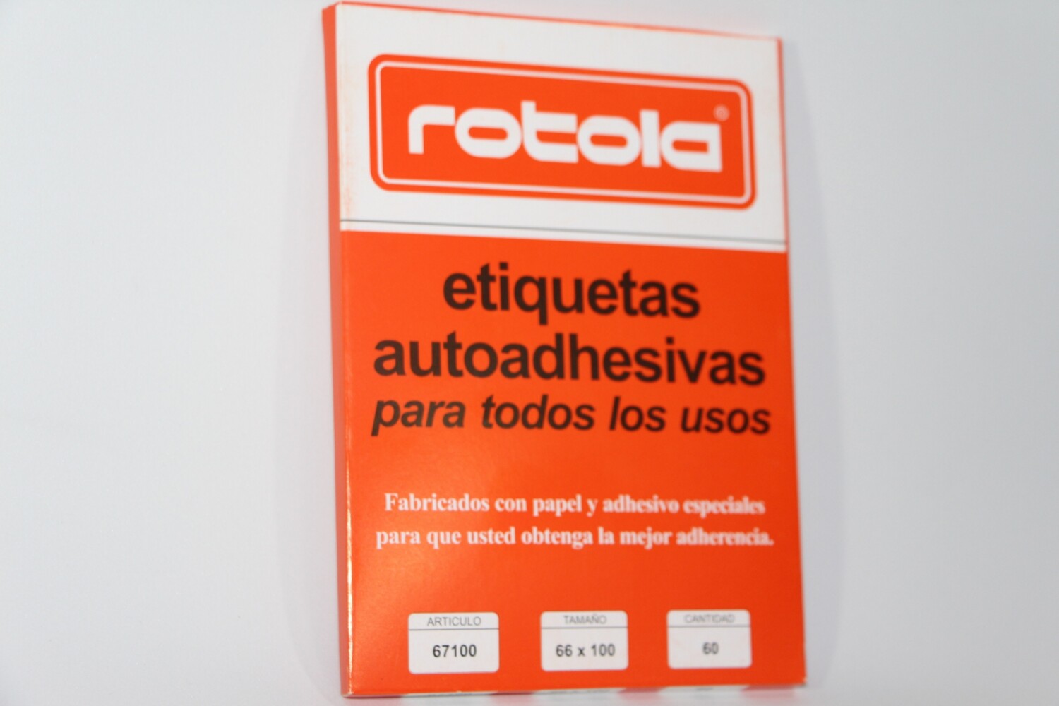 ETIQUETA ROTOLA CAJA X 30 PLANCHAS - MODELO 815 — Alberto Gandulia