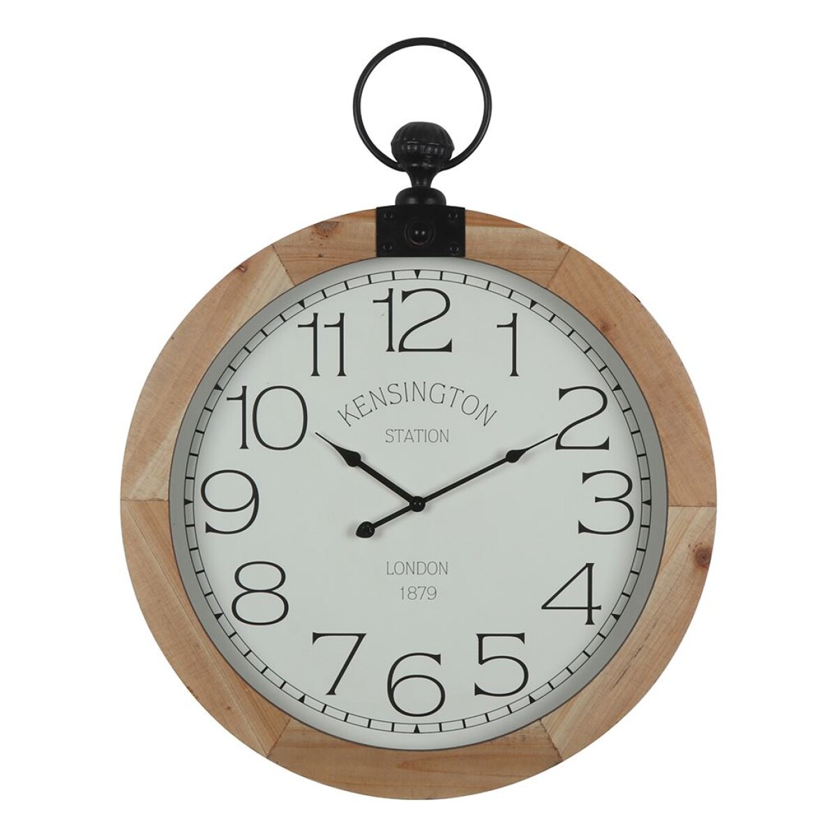 RELOJ DE PARED MDF 60X77X7CM CON ARGOLLA — Deco Hogar