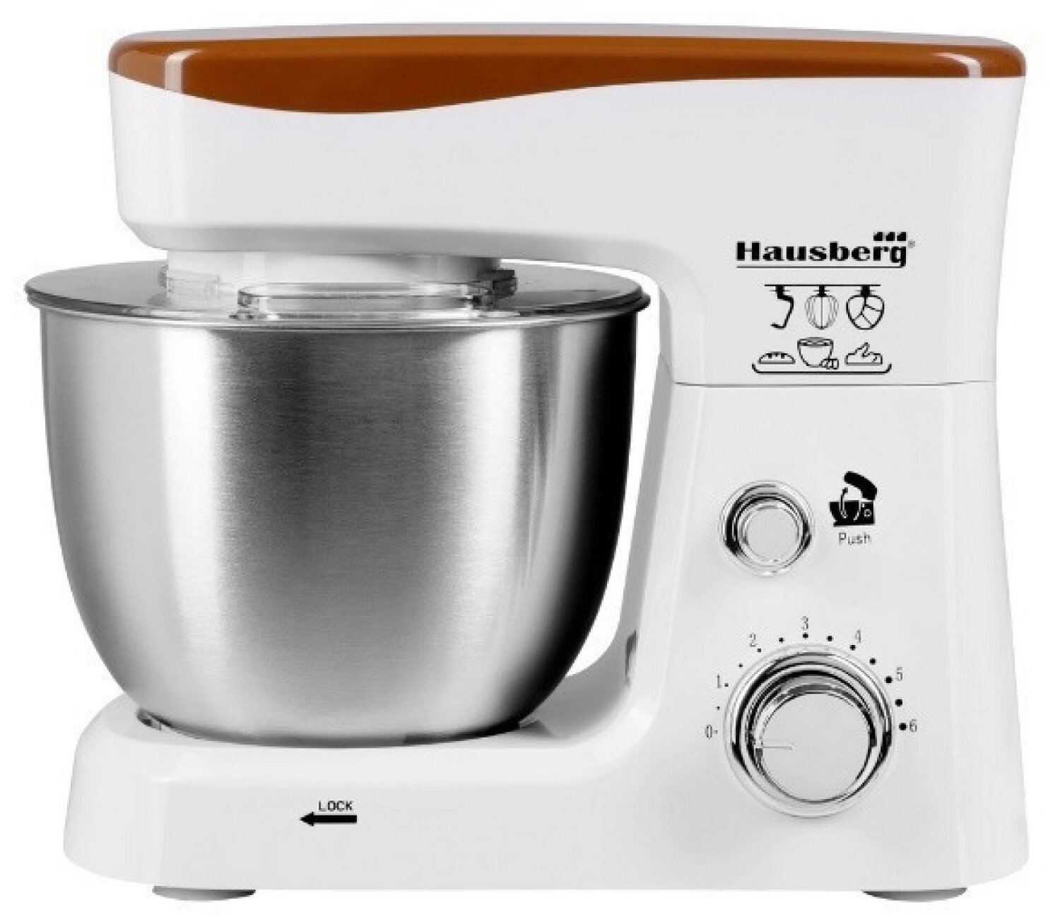 Batidora Planetaria Multimixer 3.5 Lts 700 W Hausberg HB-7625AB — Perez ...