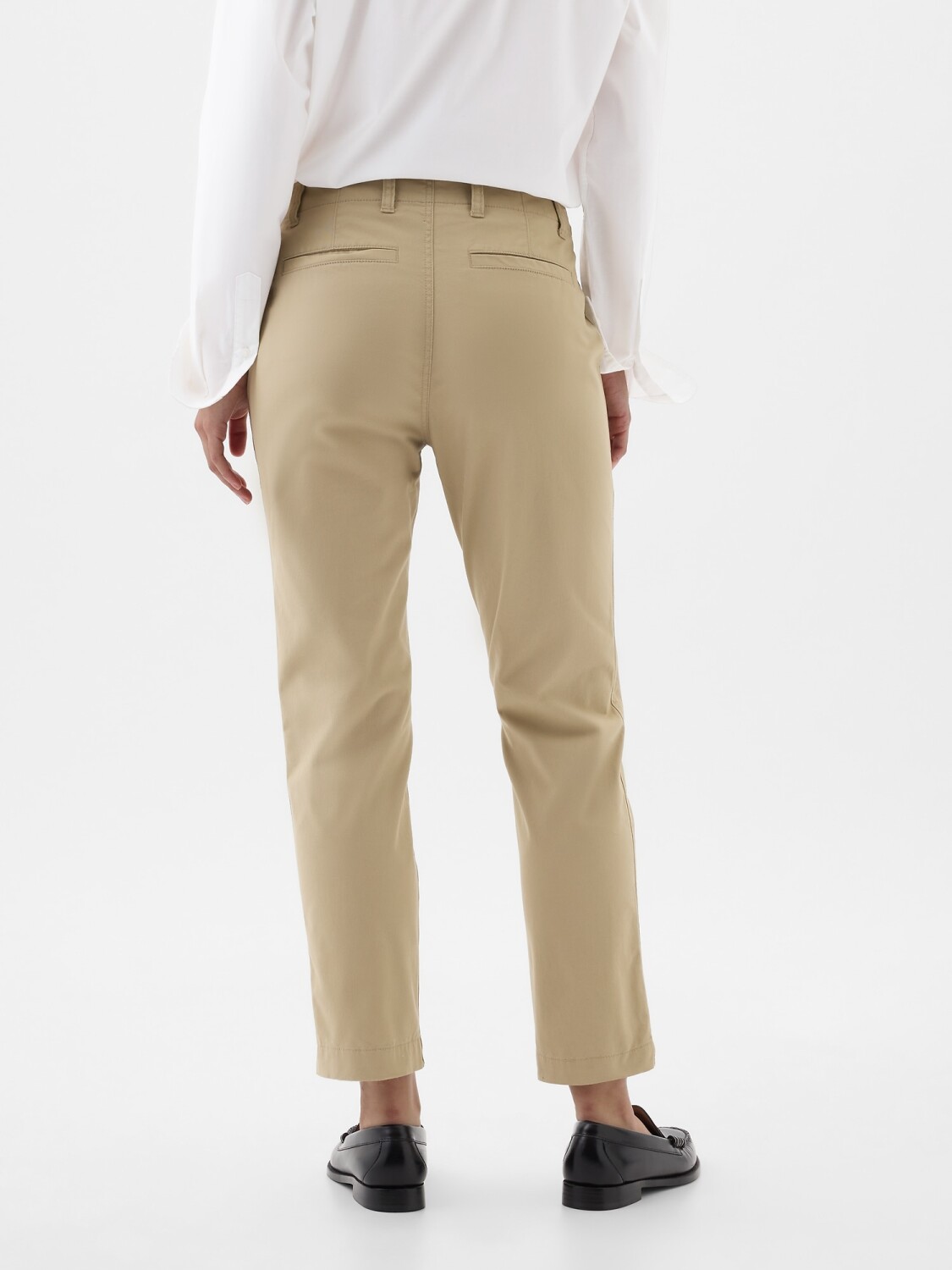 Pantalòn Khaki Downtown Mujer - Khaki — GAP Uruguay