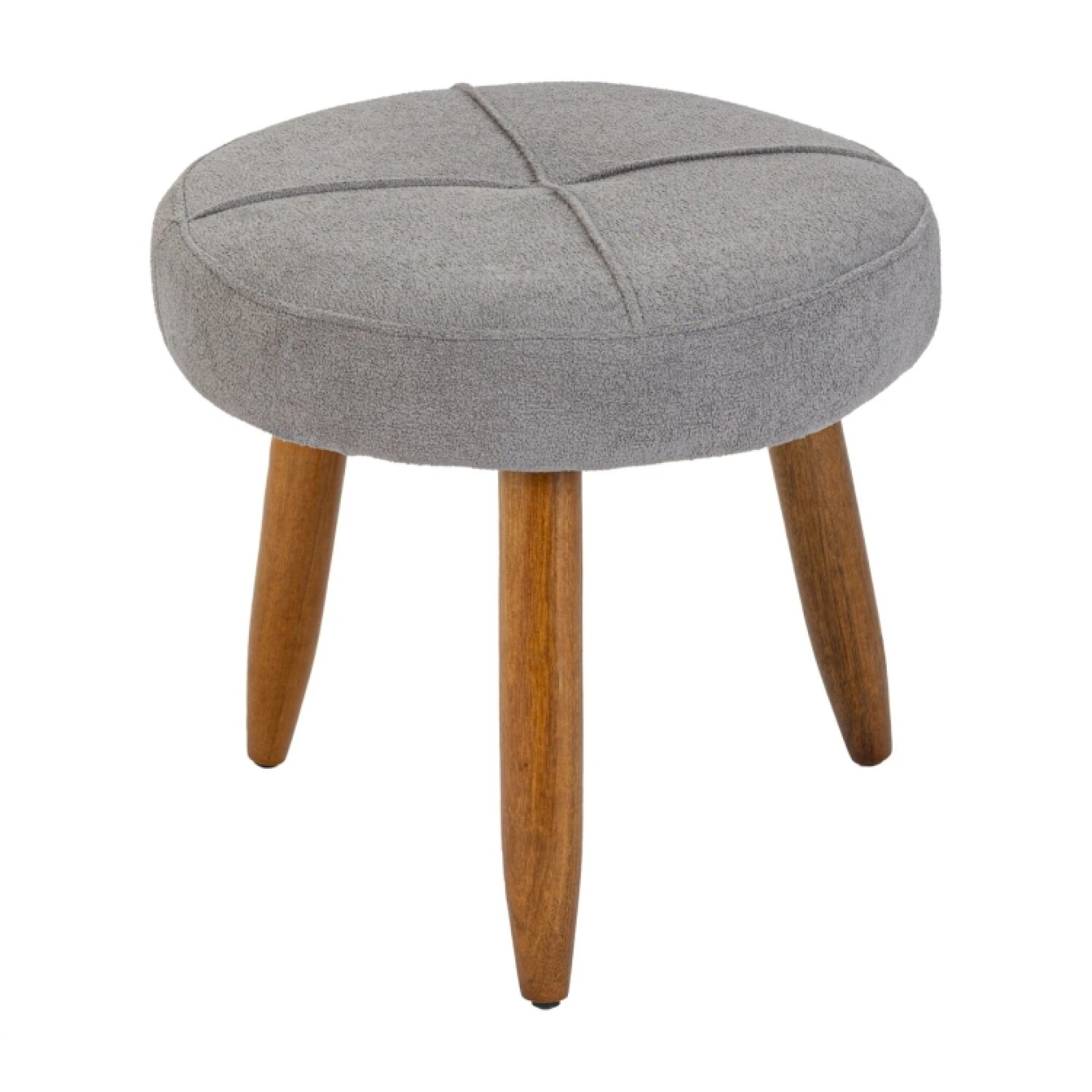 Conjunto Dallas 2 Poltronas + Puff Gris 497 — Albanes