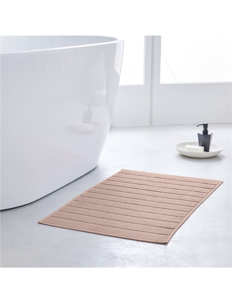 ALFOMBRA DE BAÑO 700 GSM 80X50CM ALGODÓN ROSA — Deco Hogar