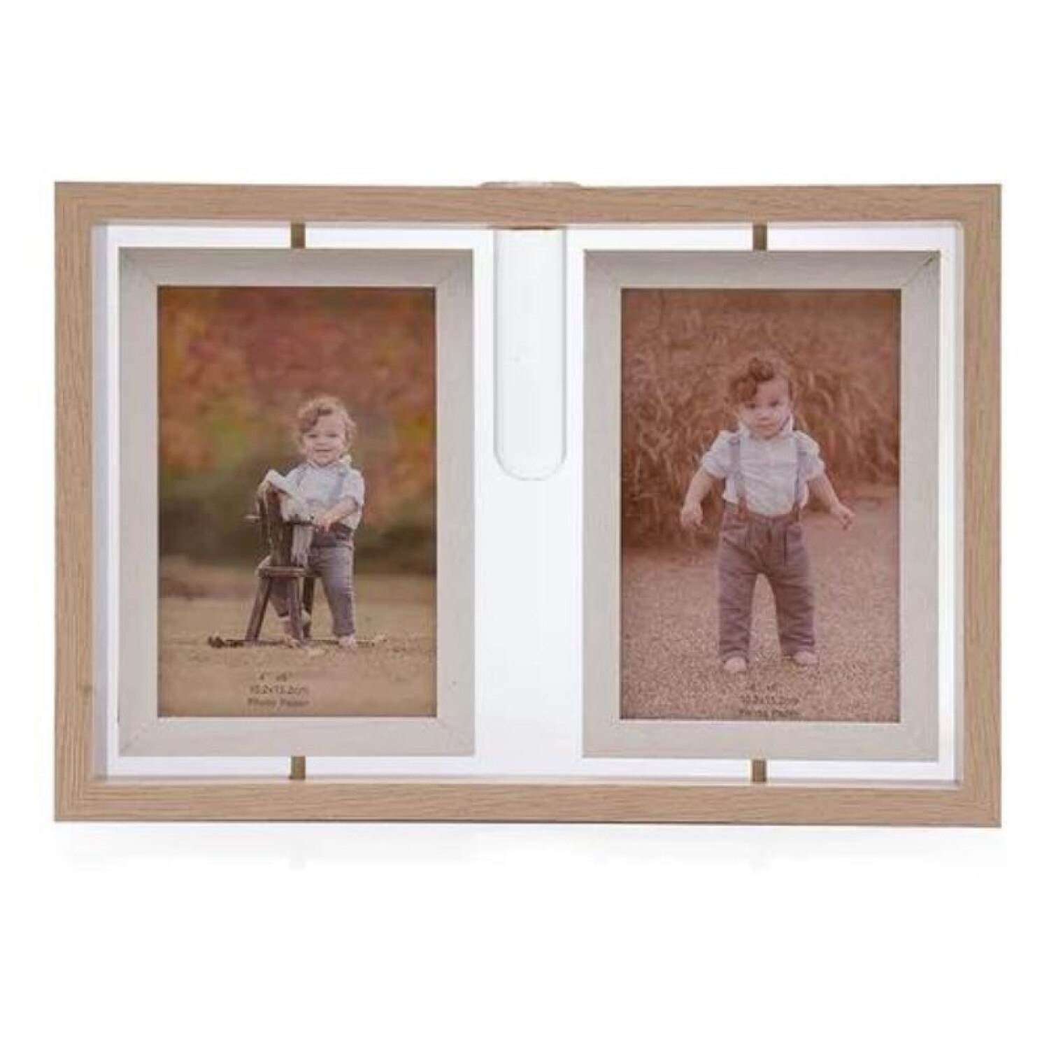 Porta Retratato Doble con Florero — Casa Fessta