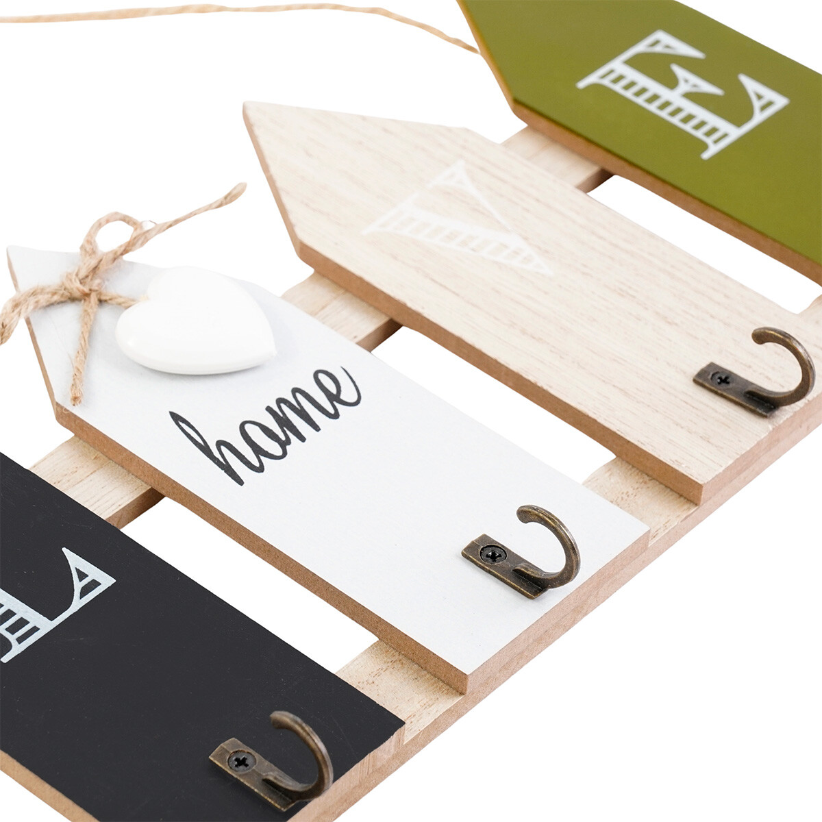 Porta llaves de madera Love — El Clon