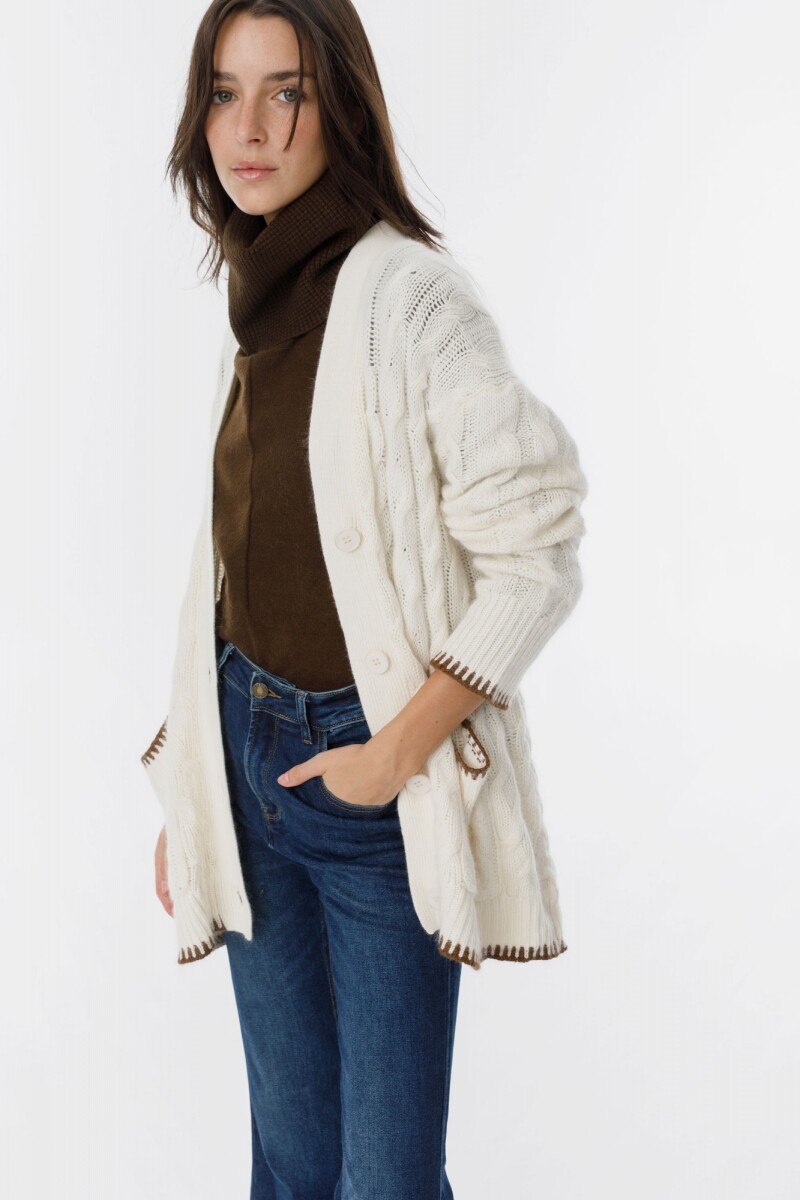 Cardigan Elora - Off White — PetraStore