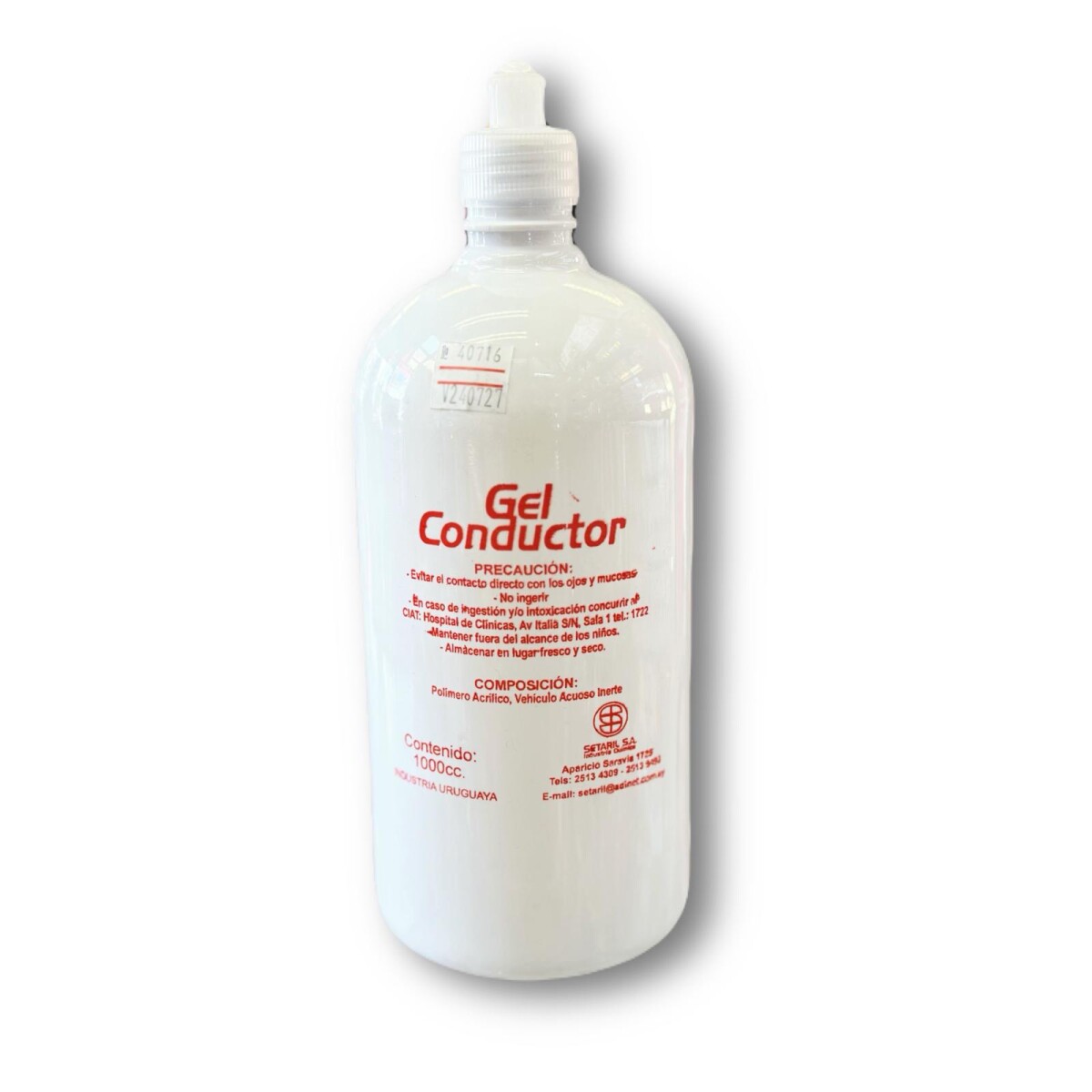 Gel Conductor Neutro 1 L — J.Saul