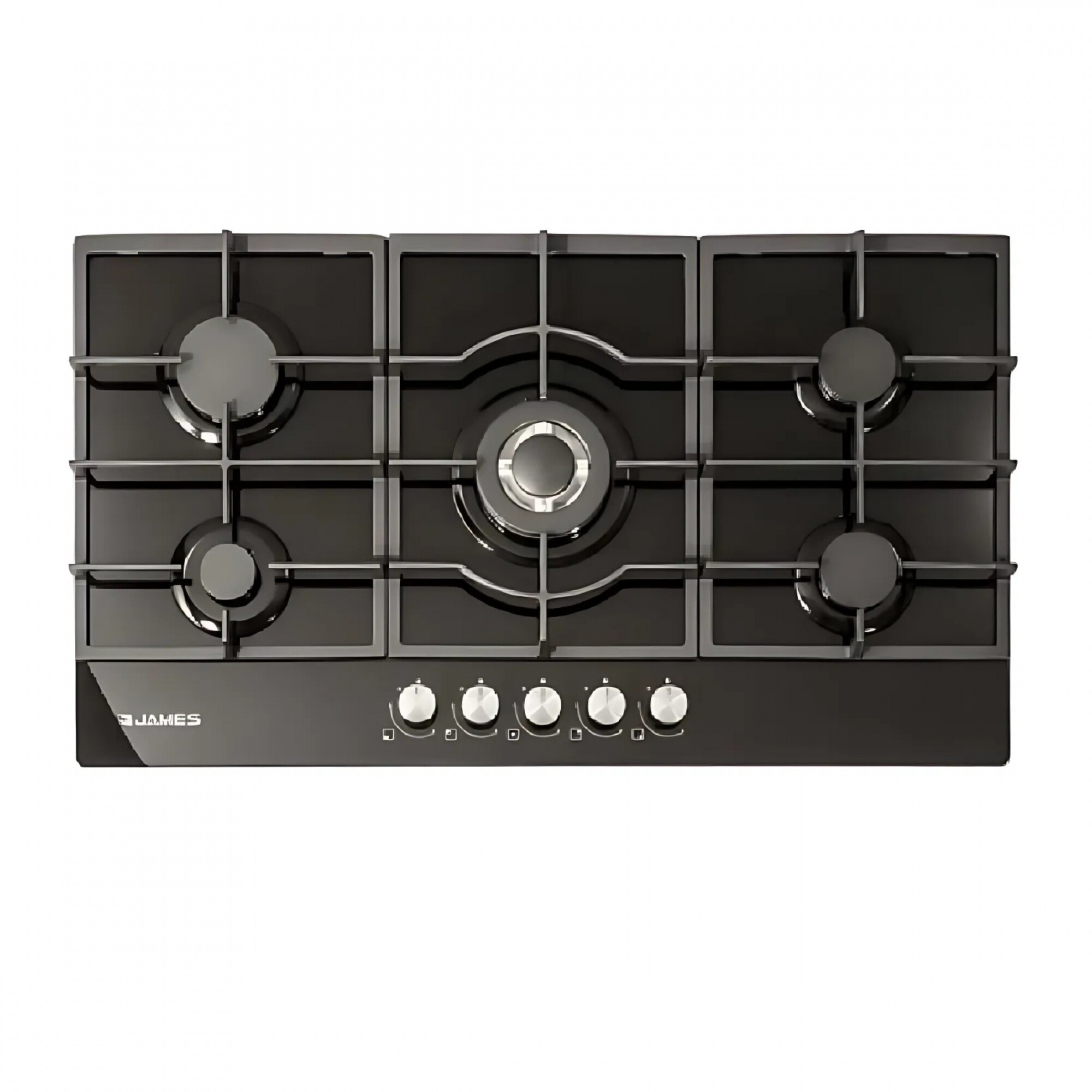 Anafe de Empotrar - James a Gas 5 hornallas H-AG Vidrio — Rustico Hogar