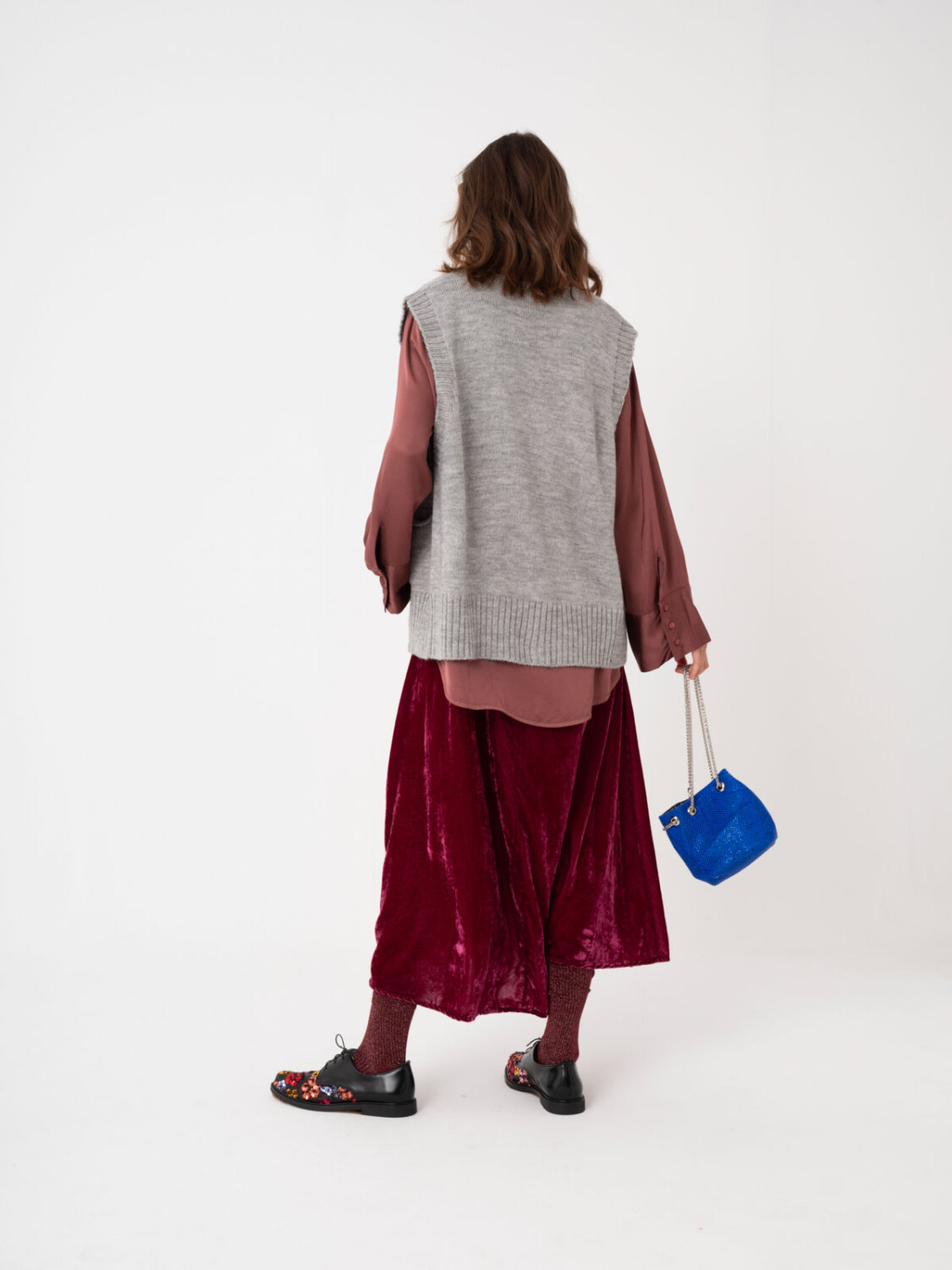 CHALECO TEJIDO CON BOTONES — Magma CH