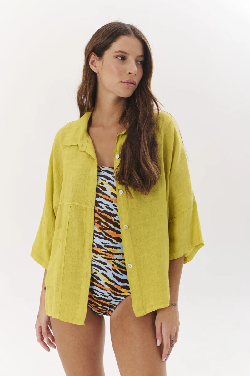 CAMISA LINO AYRE - LIMA — Limite