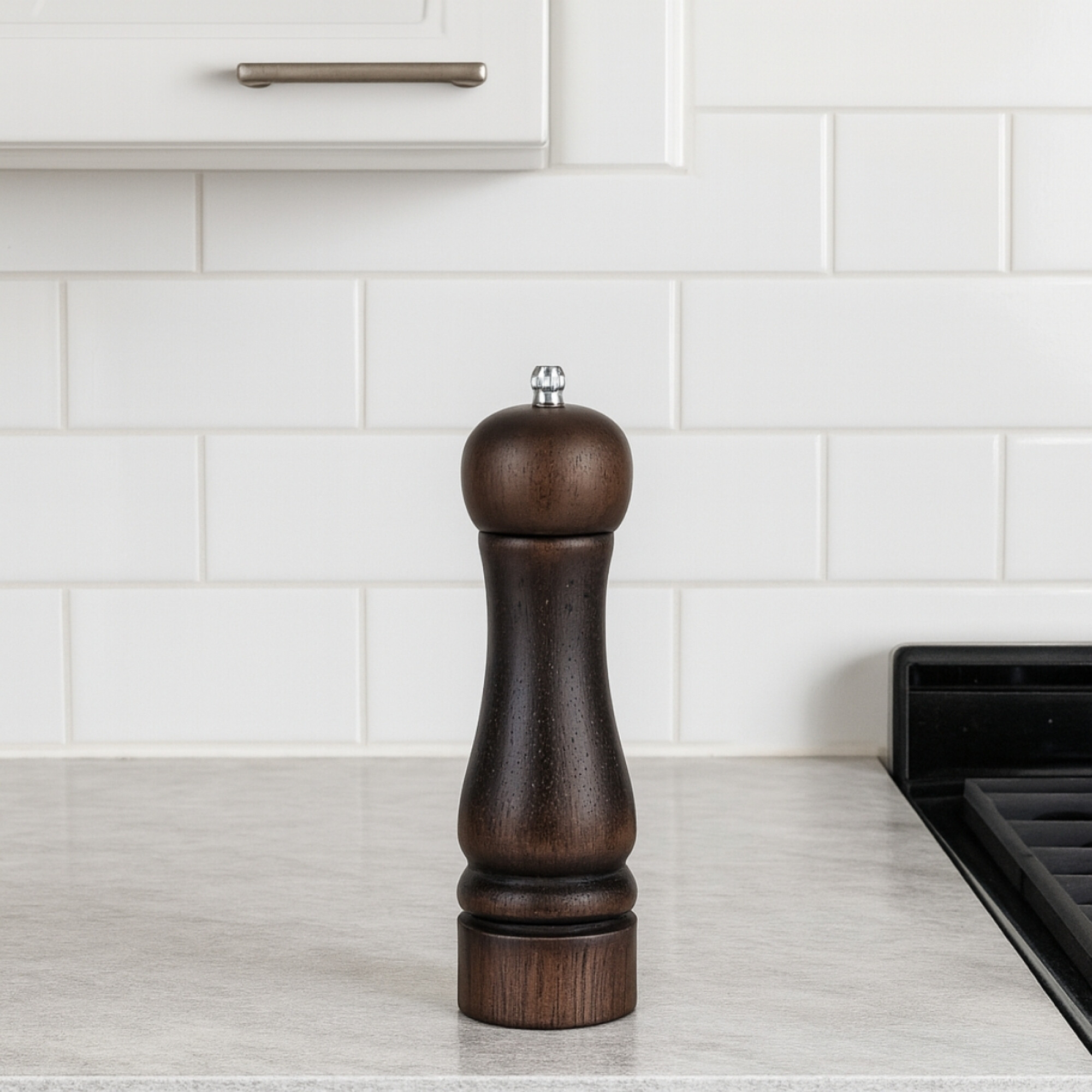 Molinillo Pimienta Elegance Madera 16 cm Ibili — Santucci