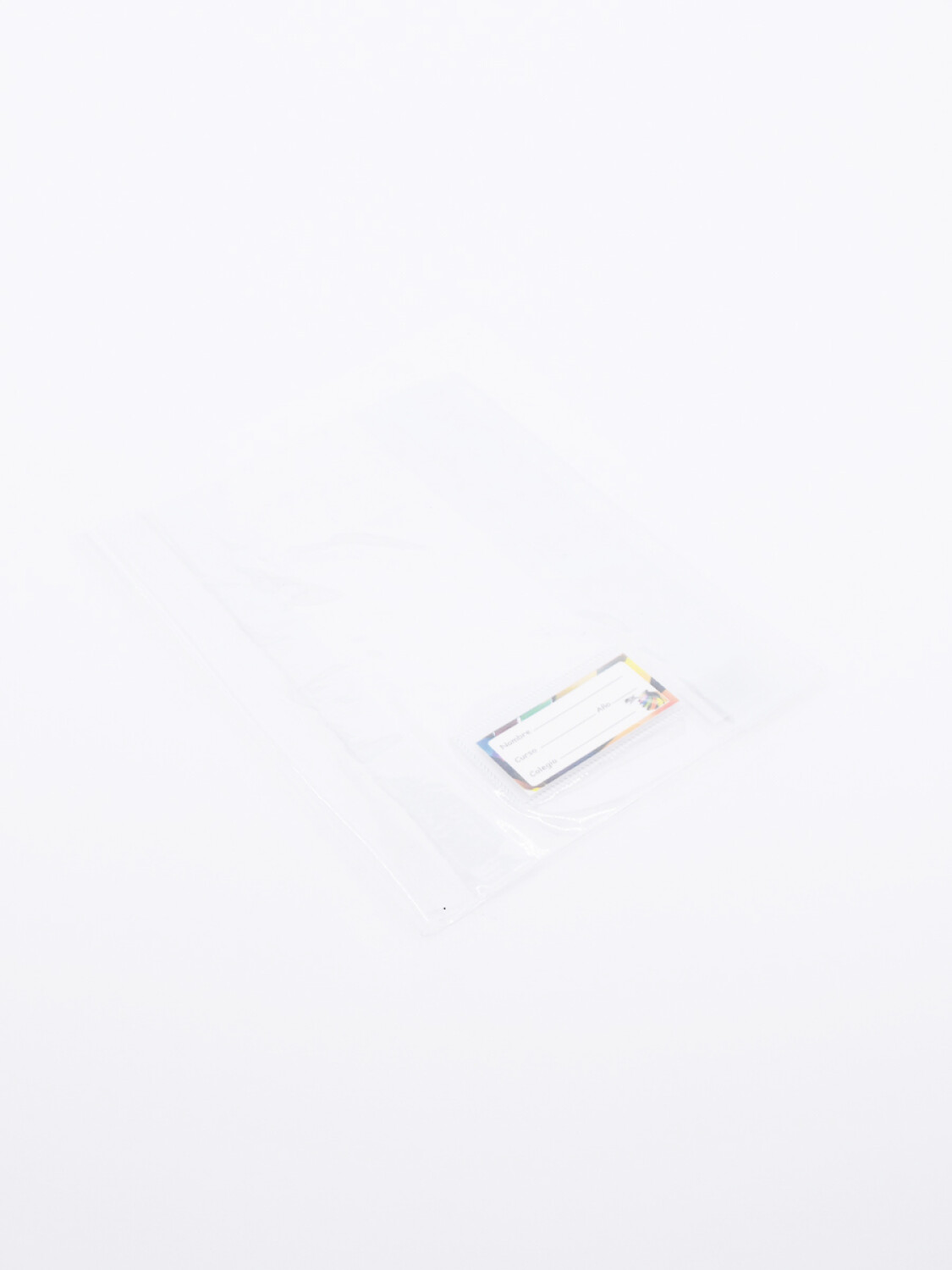 FORRO CUADERNO PVC - TRANSPARENTE — Guapa