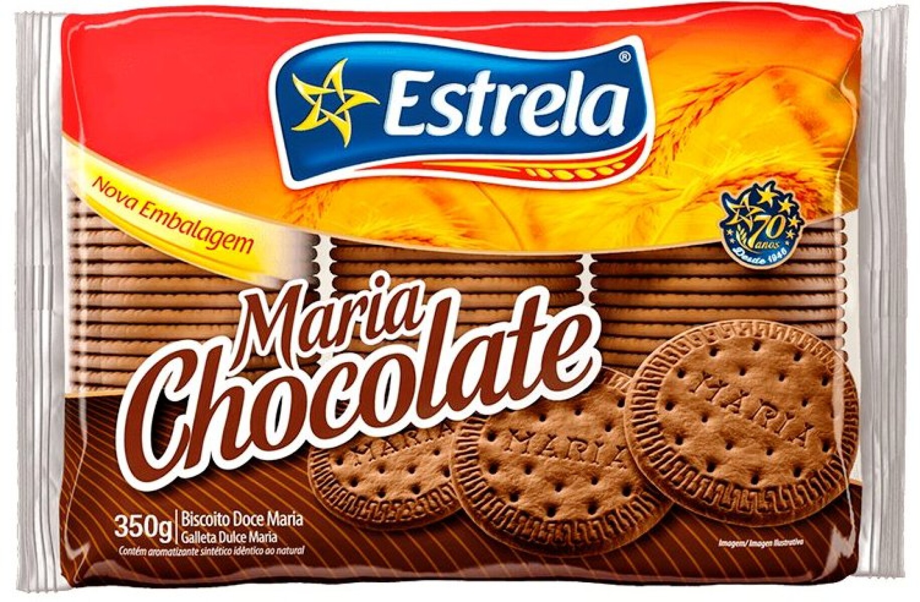 GALLETA ESTRELA 350G MARIA CHOCOLATE — El Clon