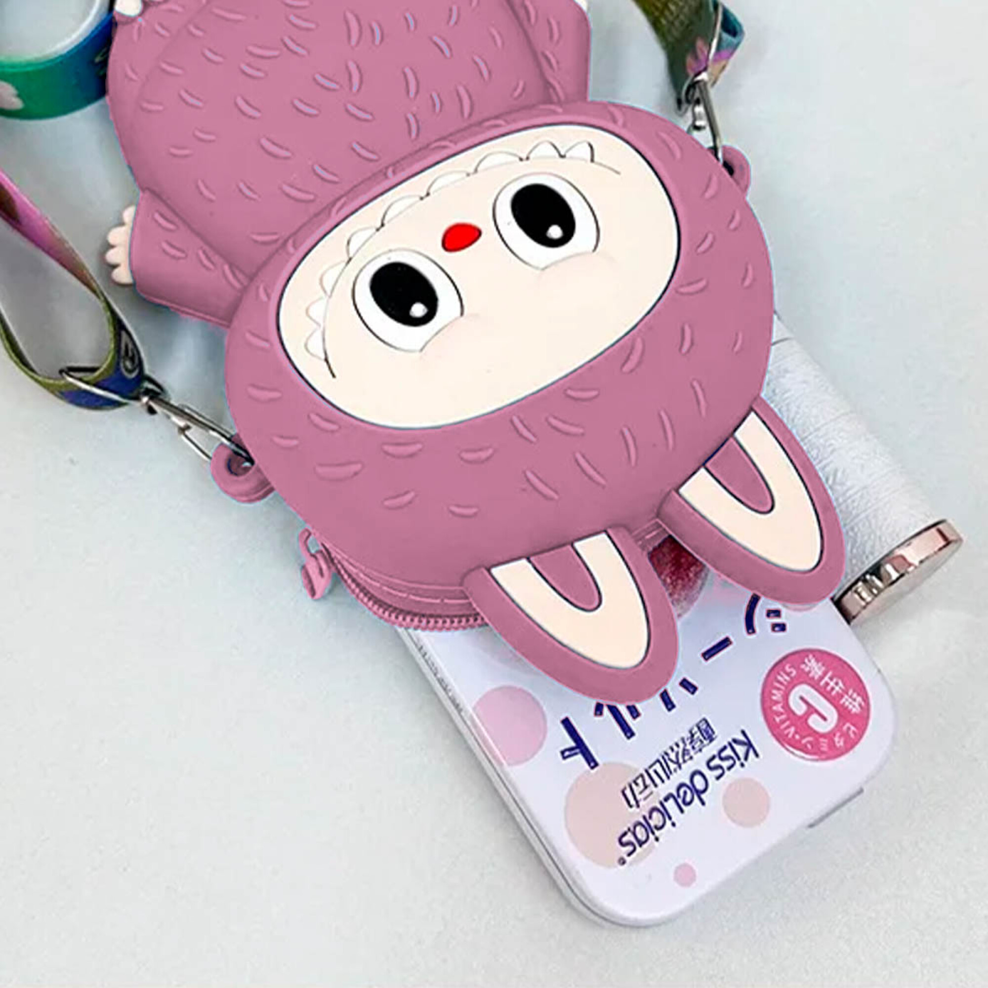 Labubu Muñeca Morral Goma Infantil C/ Correa — El Rey del entretenimiento