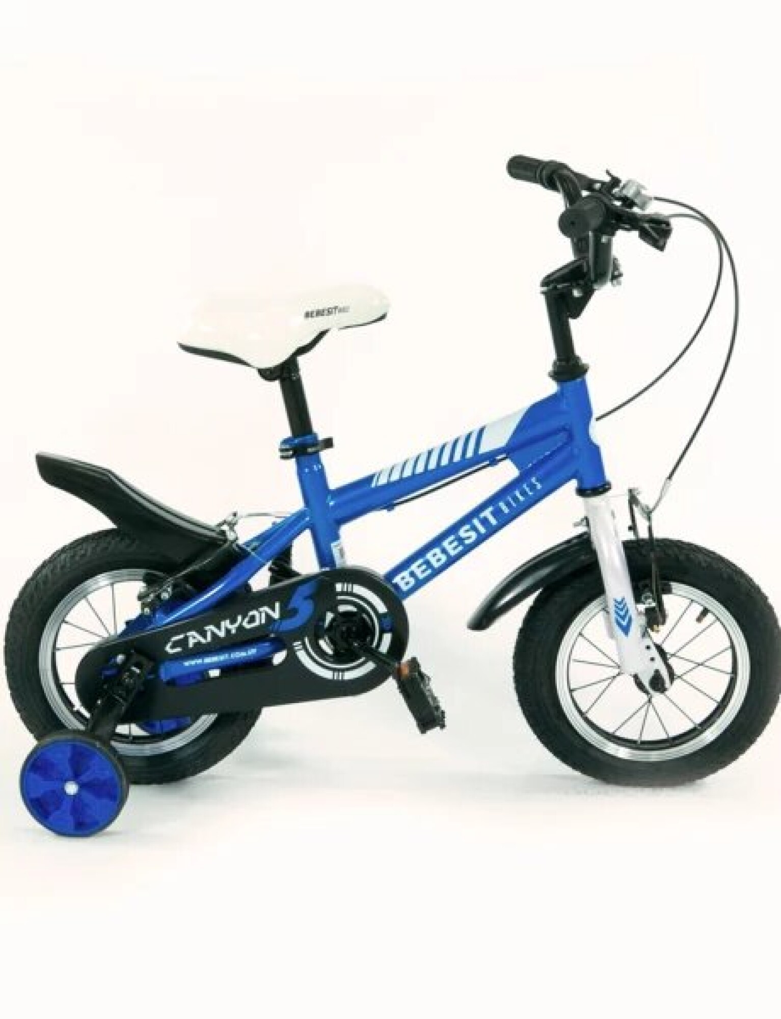 Bicicleta Bebesit Canyon Rodado 16 - AZUL — Universo Binario