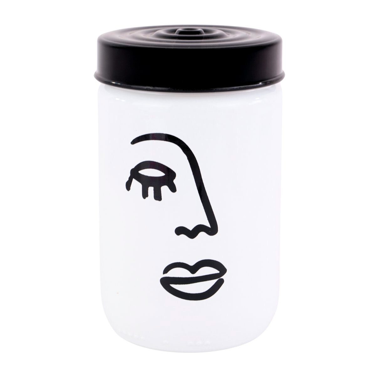 Frasco de vidrio Herevin 660cc Rostro — El Clon