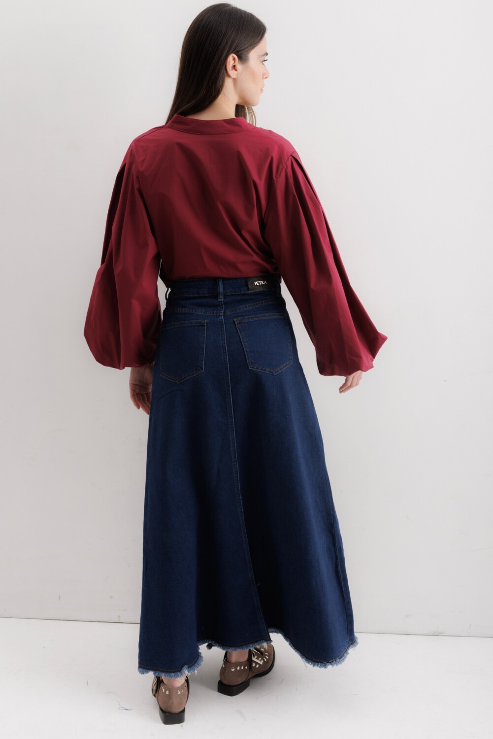 Camisa Merea - Bordeaux — PetraStore