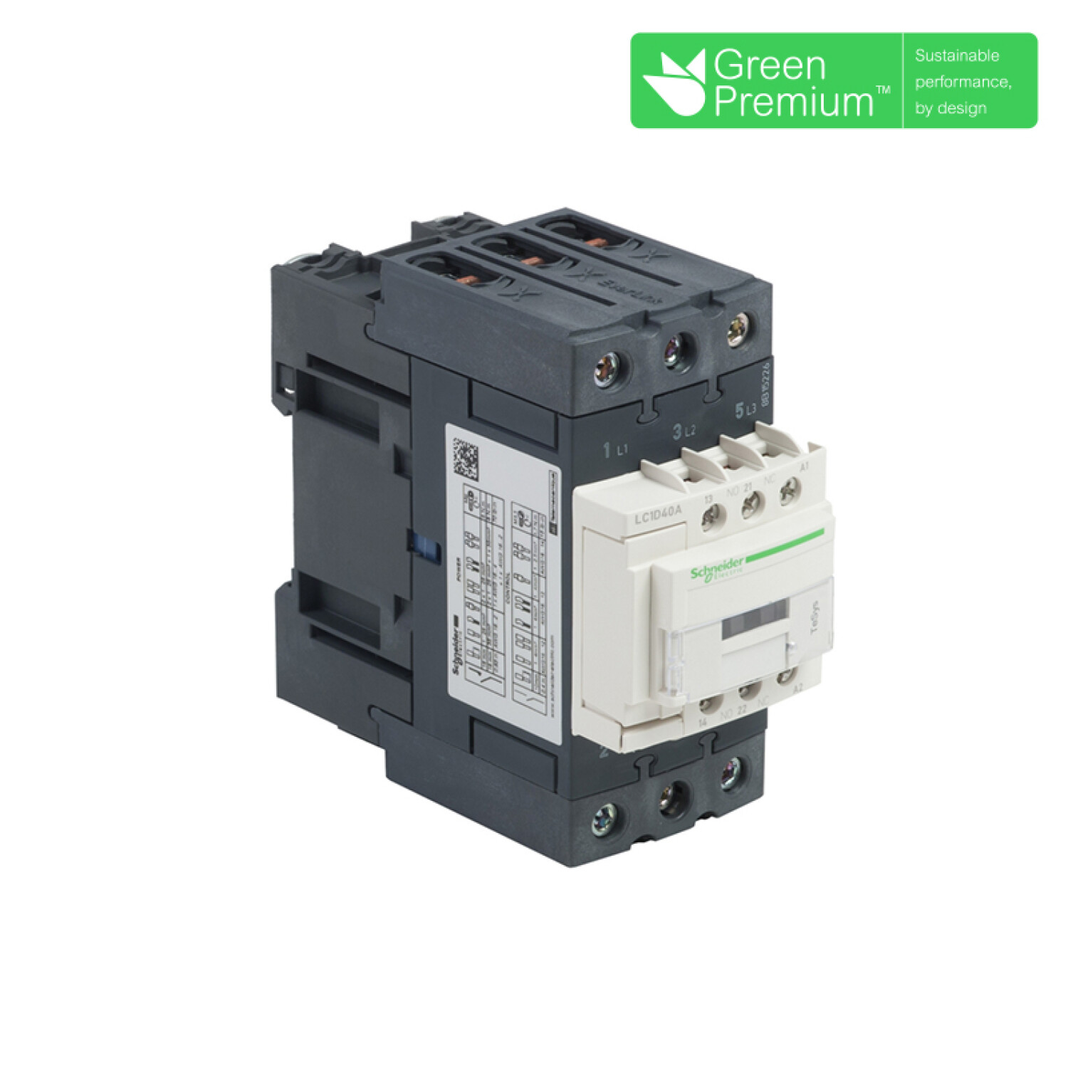 Contactor de potencia 3P 40A 1NA + 1NC 24Vac - TL1750 — Fivisa