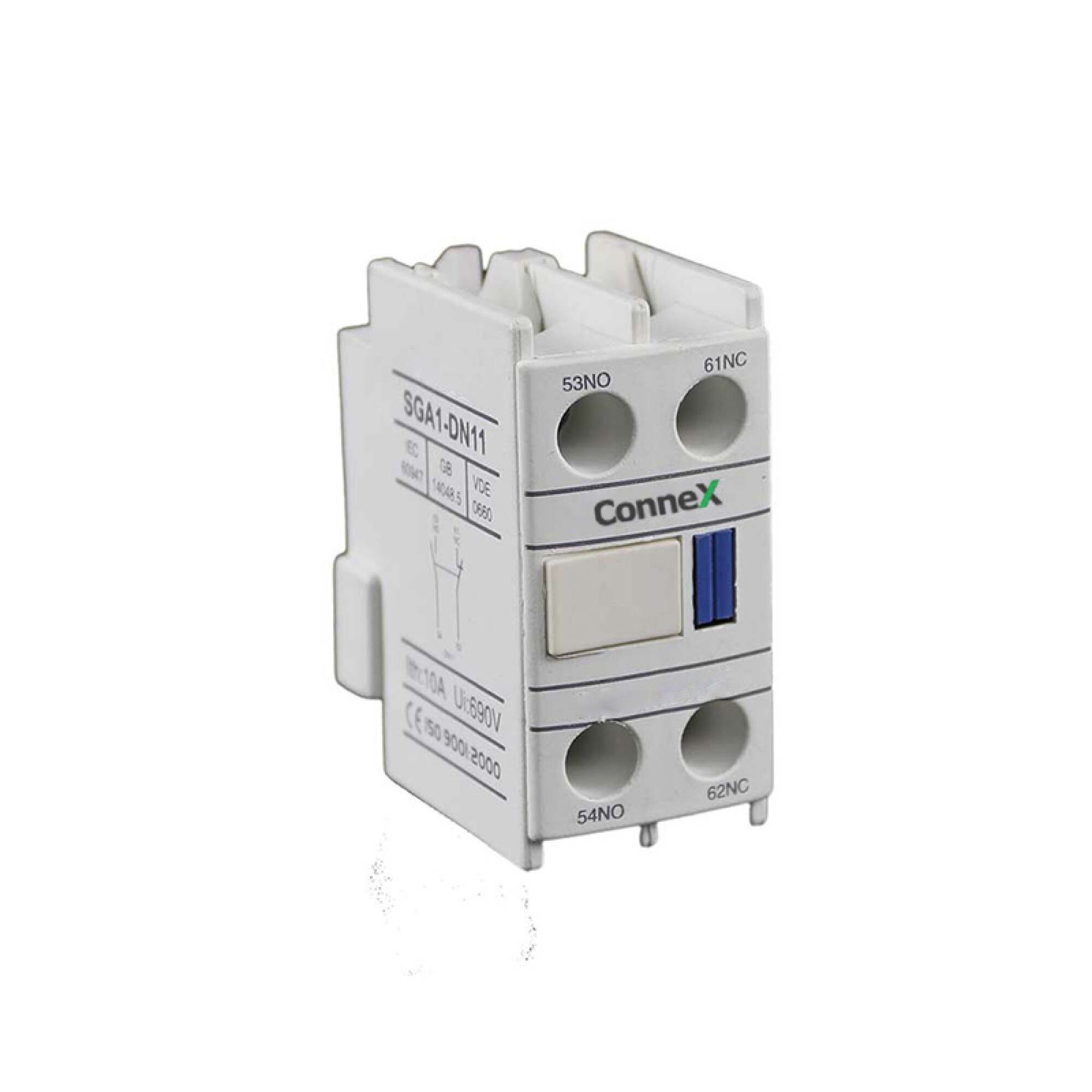 Block auxiliar frontal 1NA + 1NC DN11 - CN5050 — Fivisa