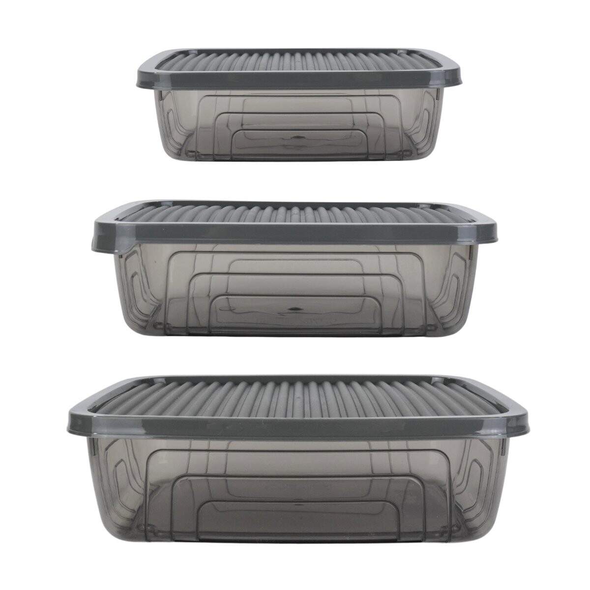 Set de 3 recipiente de plastico Herevin — El Clon