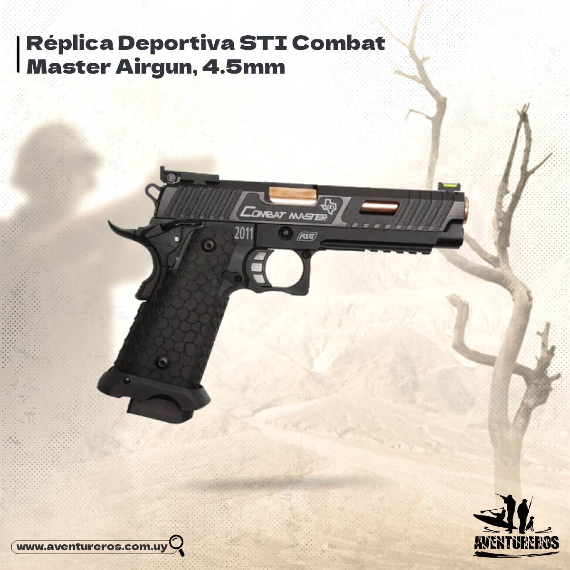 Réplica Deportiva STI Combat Master Airgun, 4.5mm — Aventureros