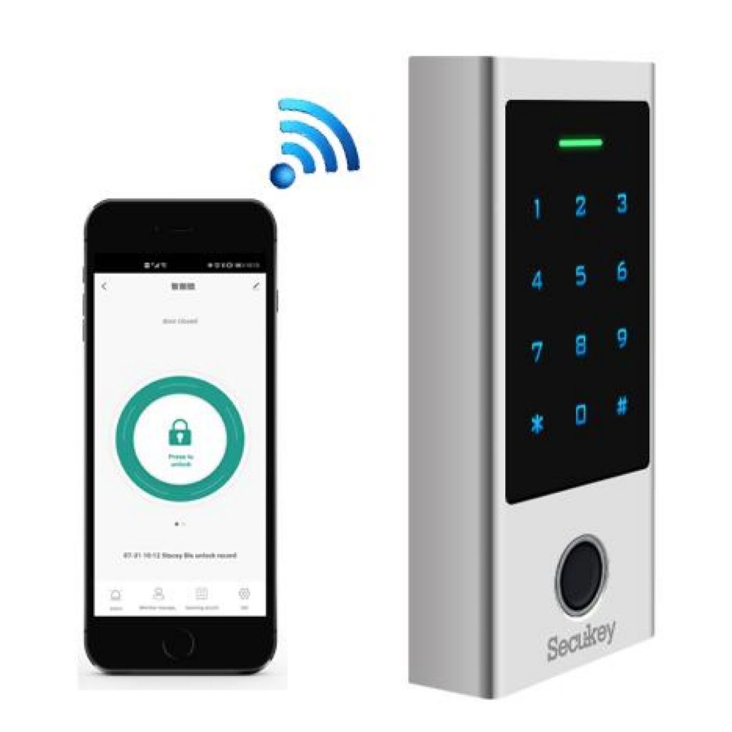 Control de Acceso Bluetooth Touchkey Tuya Smart — Universo Binario