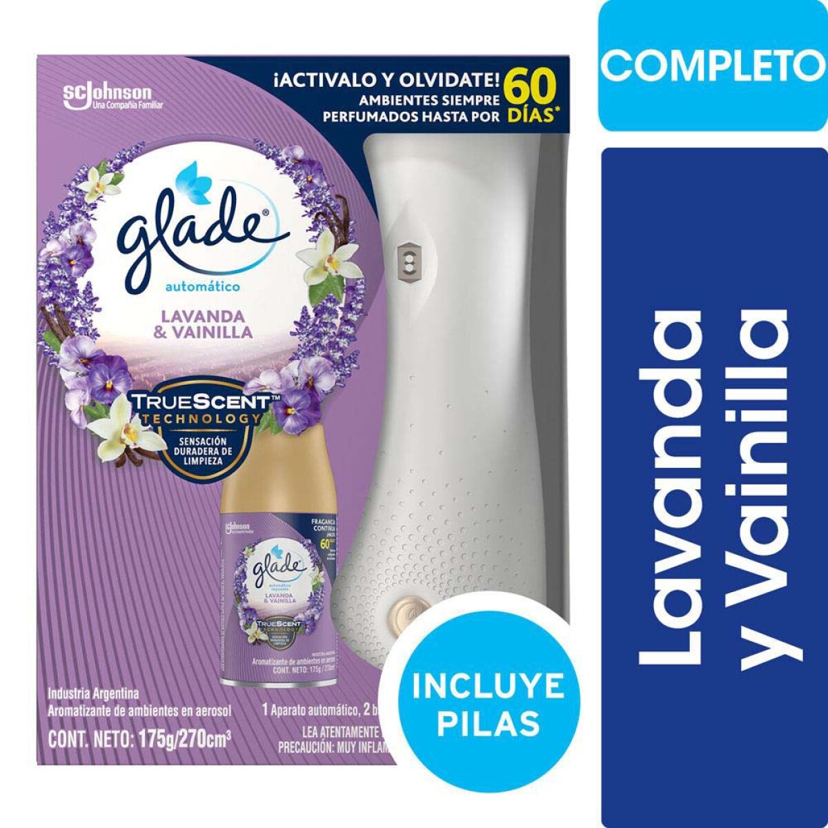Glade Automatico Lavanda y vainilla full — San Roque