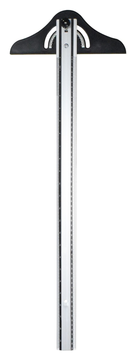 REGLA T ALUMINIO 60CM CON SEMICIRCULO 10111 — El Clon
