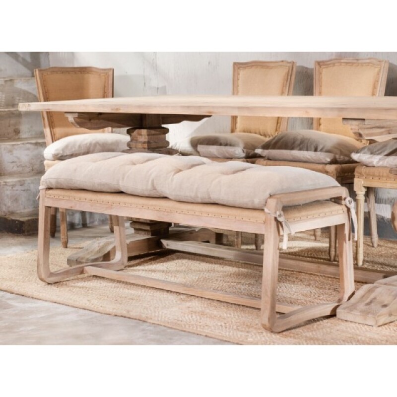 Banco Ottomano Beige — Barraca Dayman