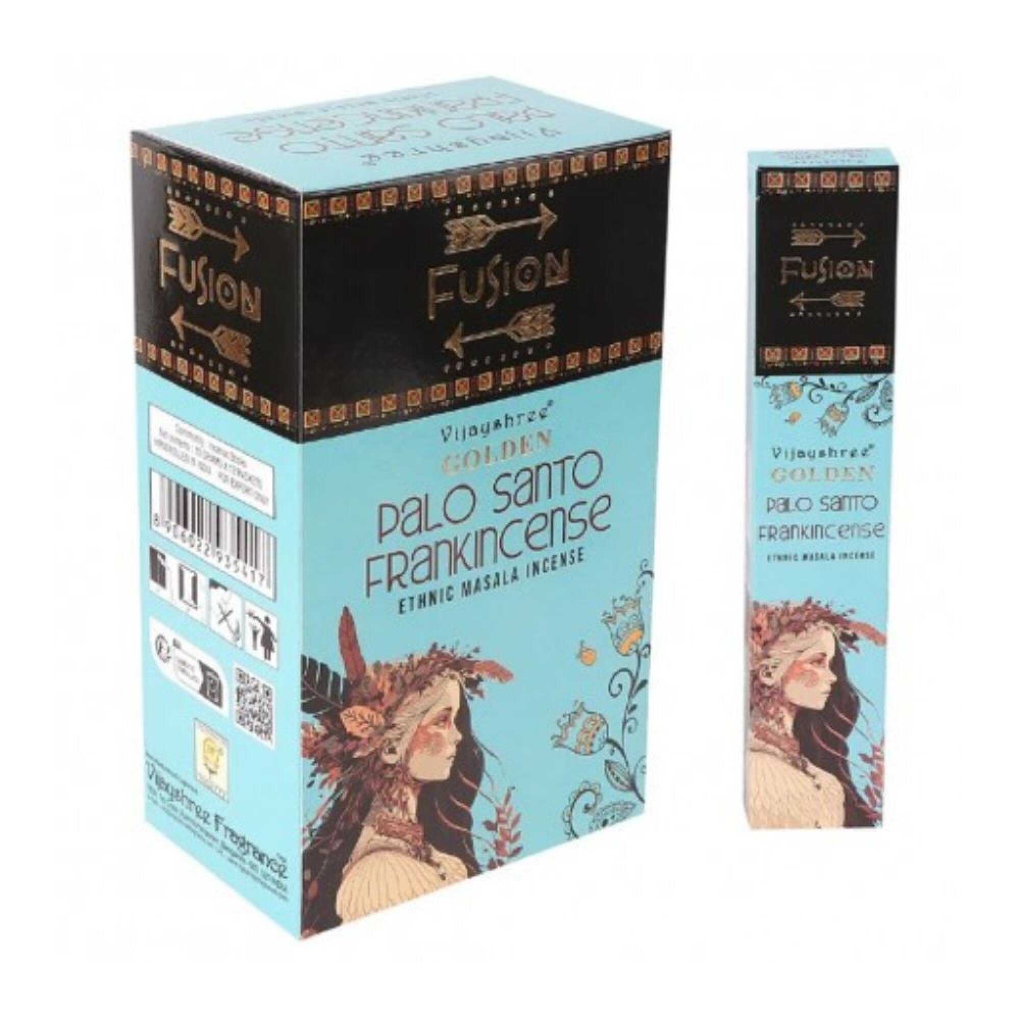 VARITAS VIJAYSHREE CAJA DE MASALA X12 - FUSION - Palo Santo/incienso — La Casa de las Velas