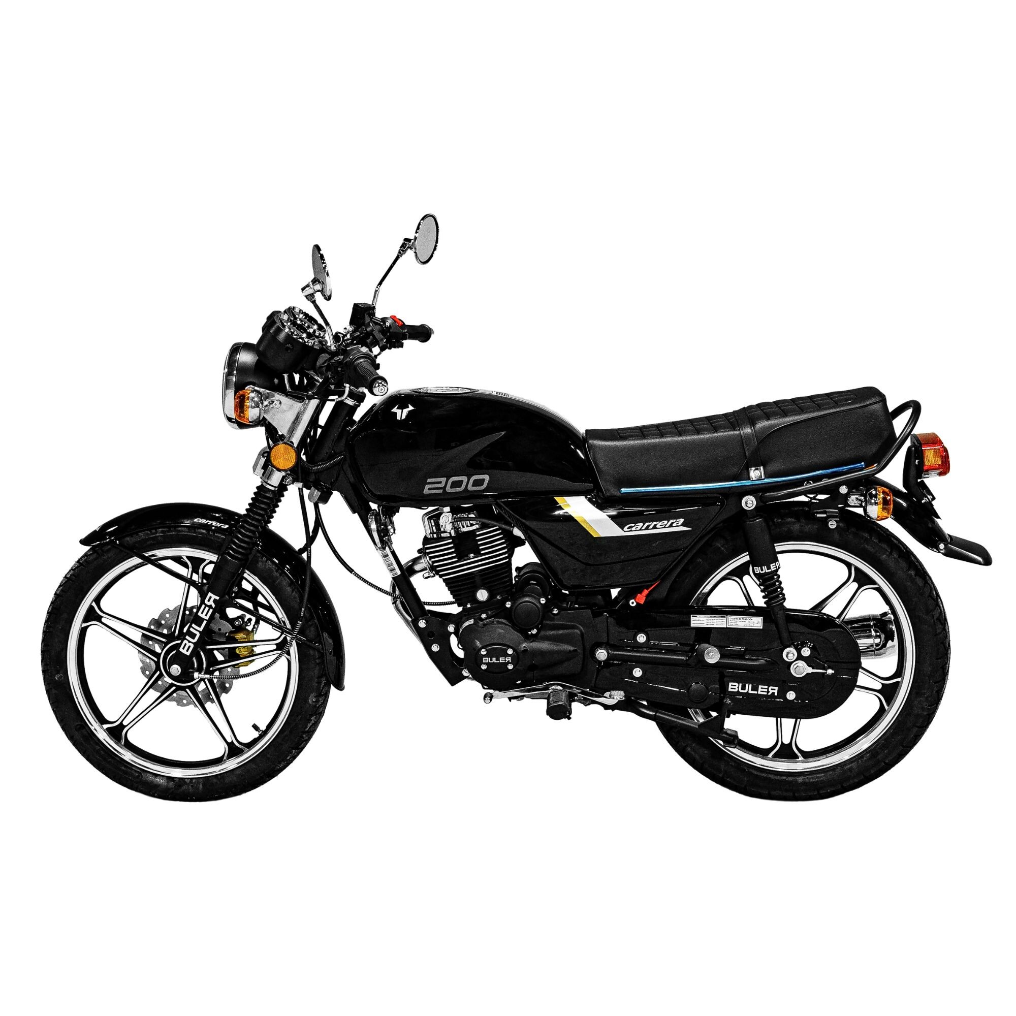 Moto Buler Carrera 200cc Aleación - Negro — Bristol