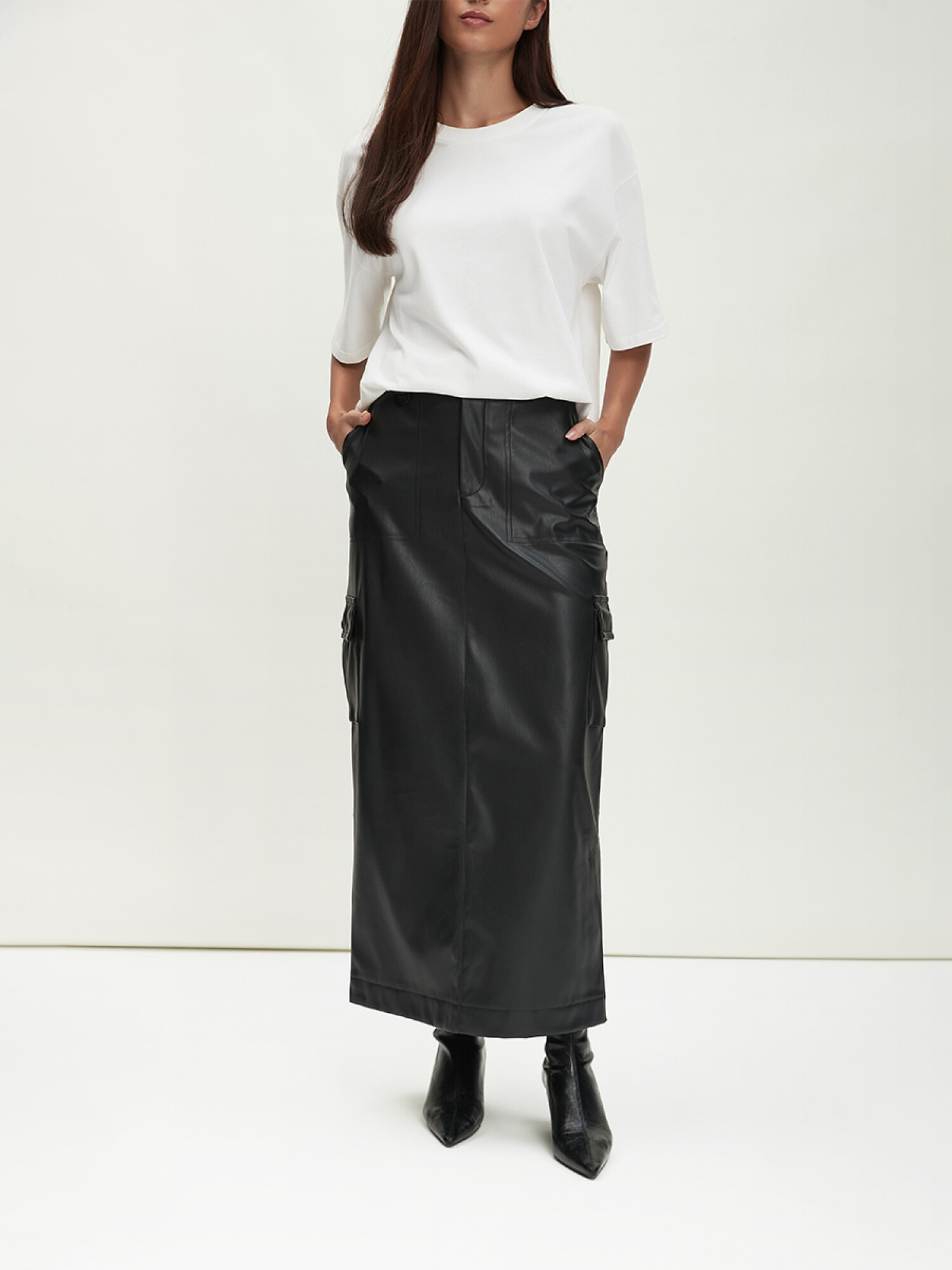 FALDA GRANATE - NEGRO — Guapa - Paprika