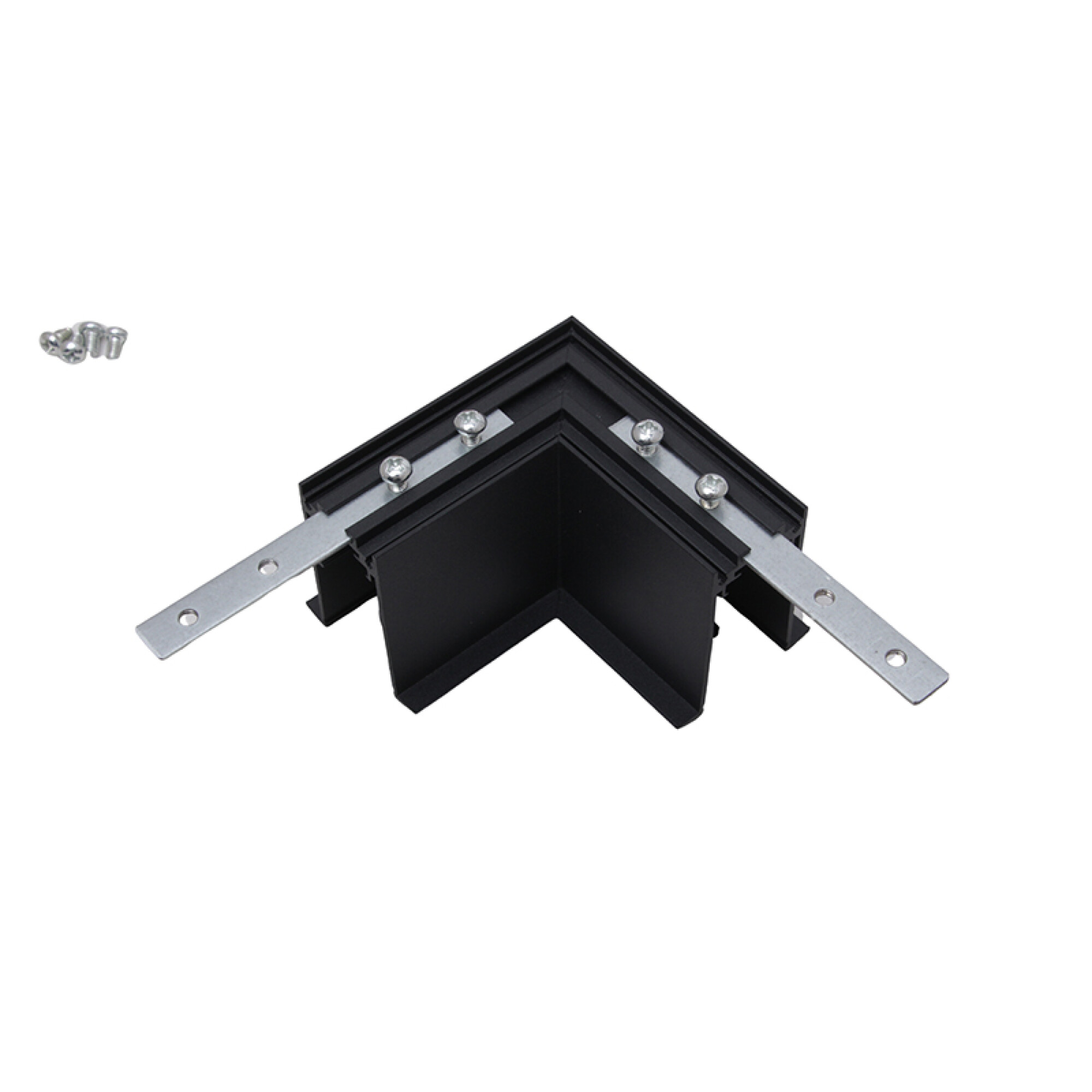 Conector en L horizontal p/riel magnético embutir - IX4314X — Fivisa