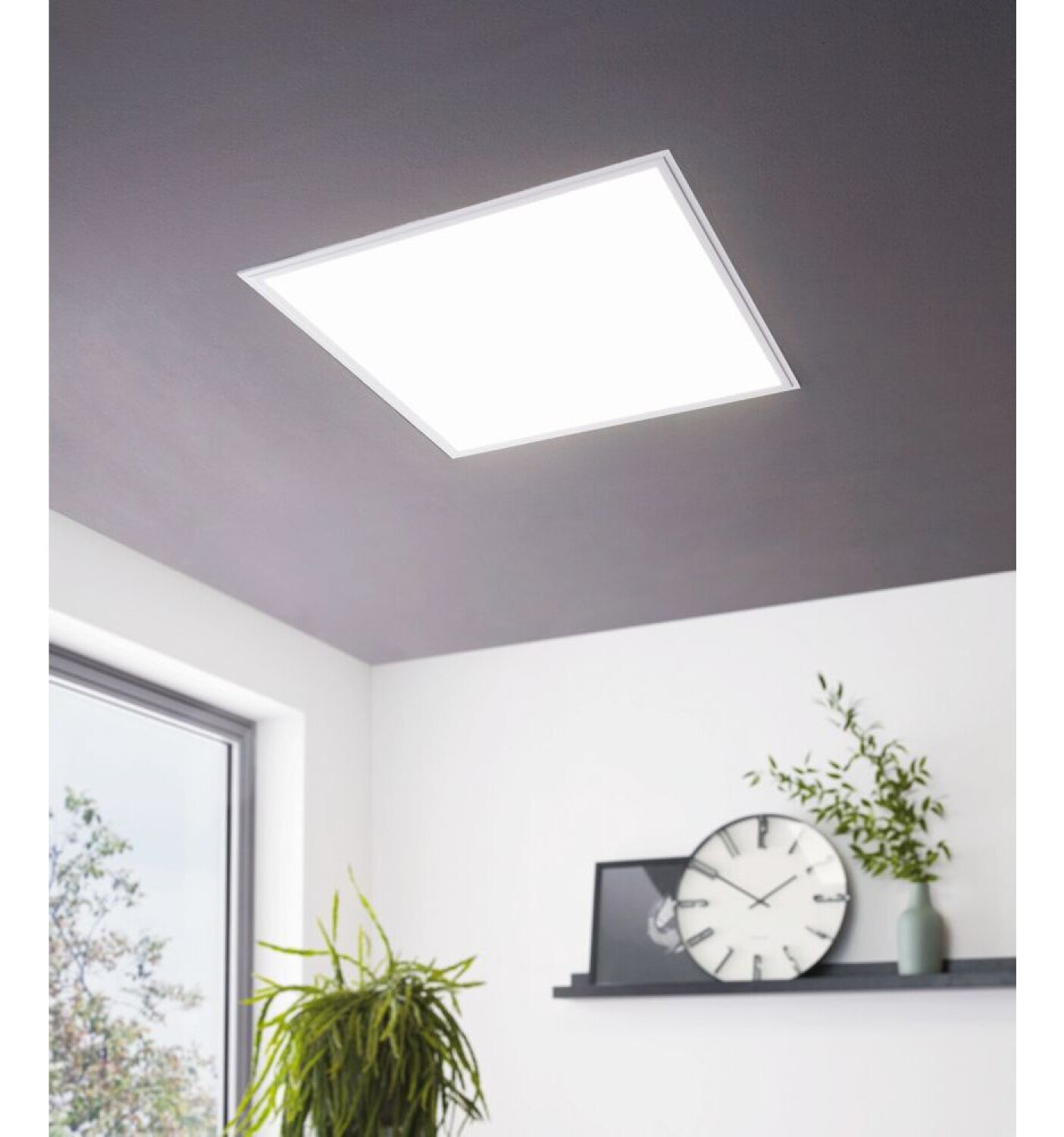 Set x8 Panel Led 60x60 42w Plafon Cuadrado Luz Neutra Techo — Atrix