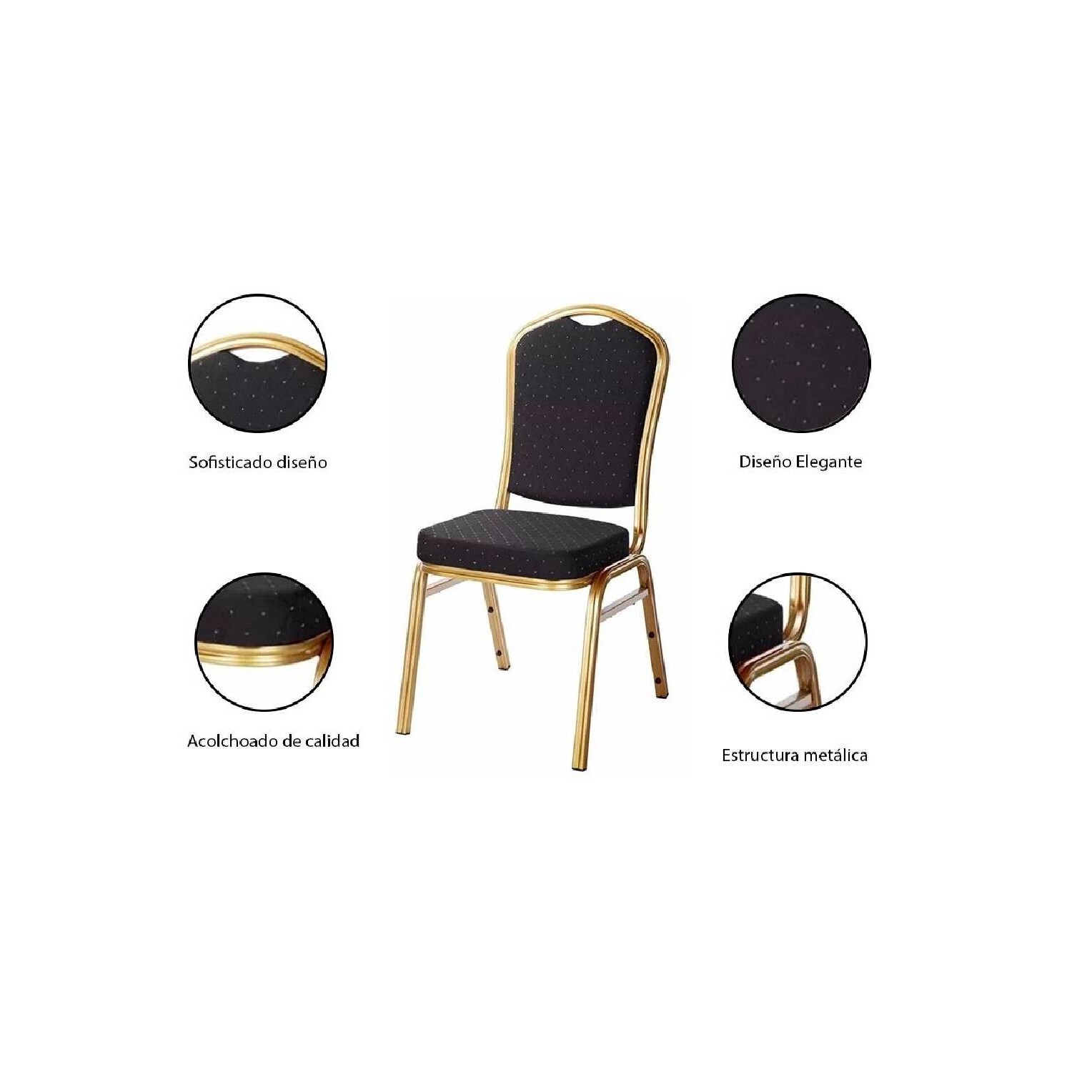 Silla Hotel Milton - Azul — Electroventas