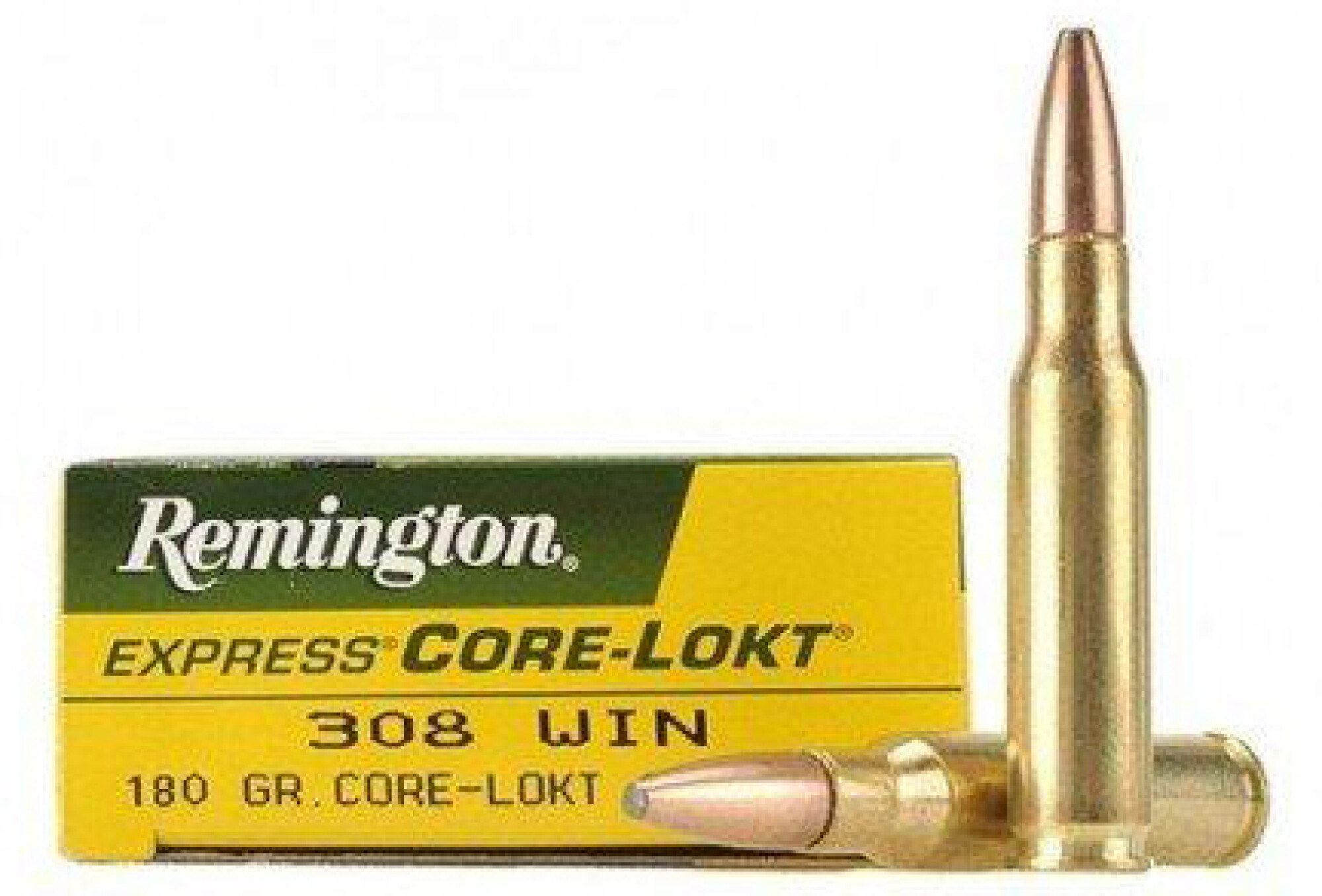 BALA REMINGTON CAL 308WIN CORE-LOKT TIPPED 180grs.- — Magnum