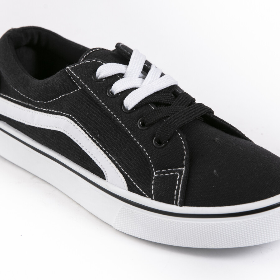 CAMERON COTTON - BLACK — Vezzo Calzados