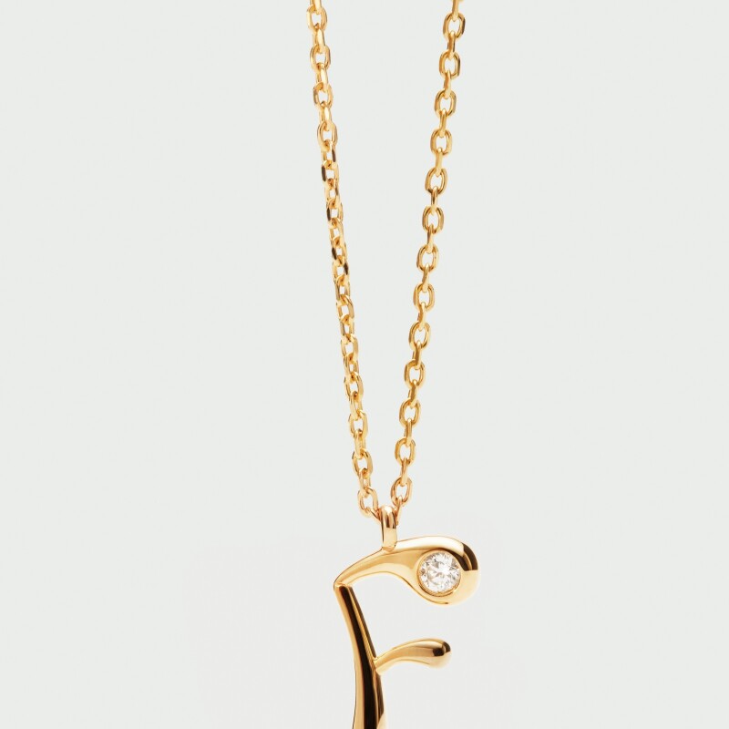 Charm Pdpaola F Initial — Riviera Joyas