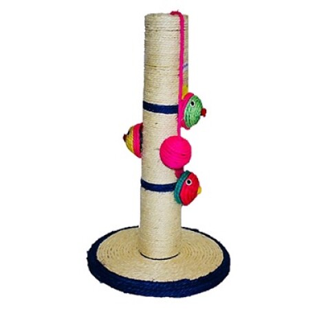 Rascador Tubo con Apliques — Pet+