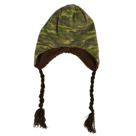 Gorro peruano camuflado con forro polar — El Clon