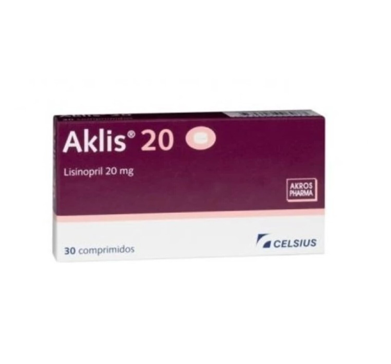 Aklis 20mg 30 Comprimidos — San Roque