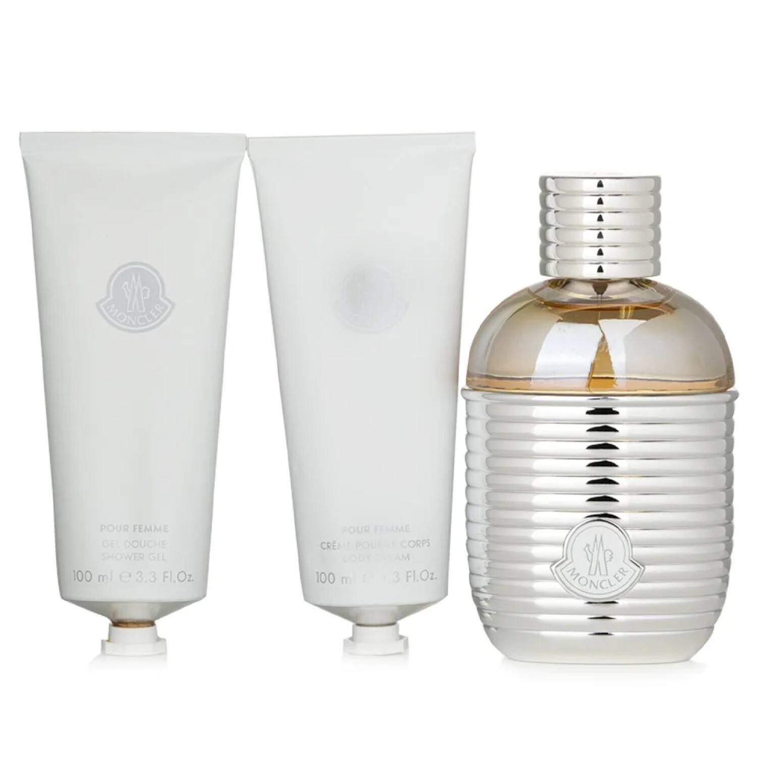 Set Moncler Femme Cof EDP 100ml + SG + Body Cream — San Roque
