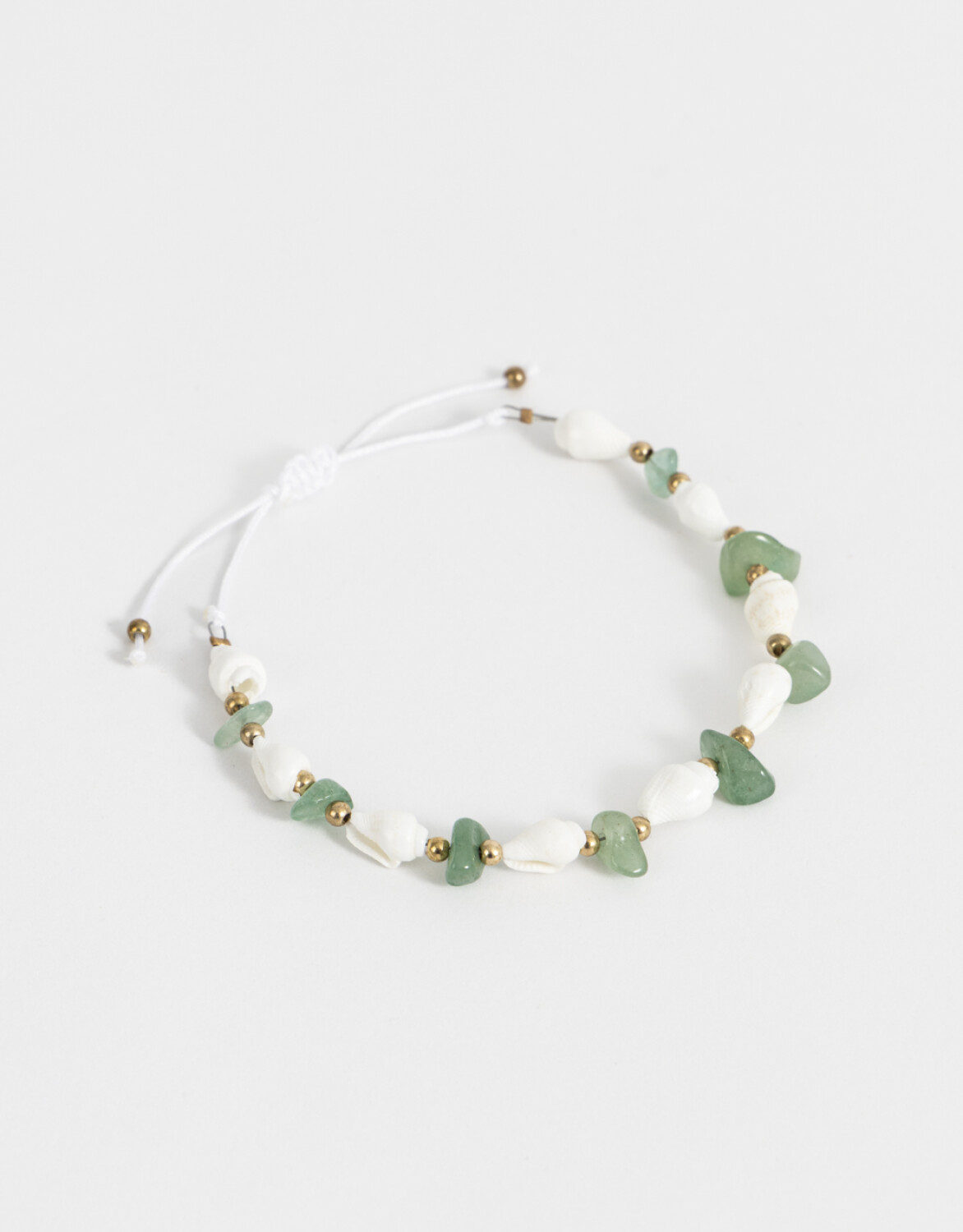 Tobillera Hilo Caracoles — Todomoda