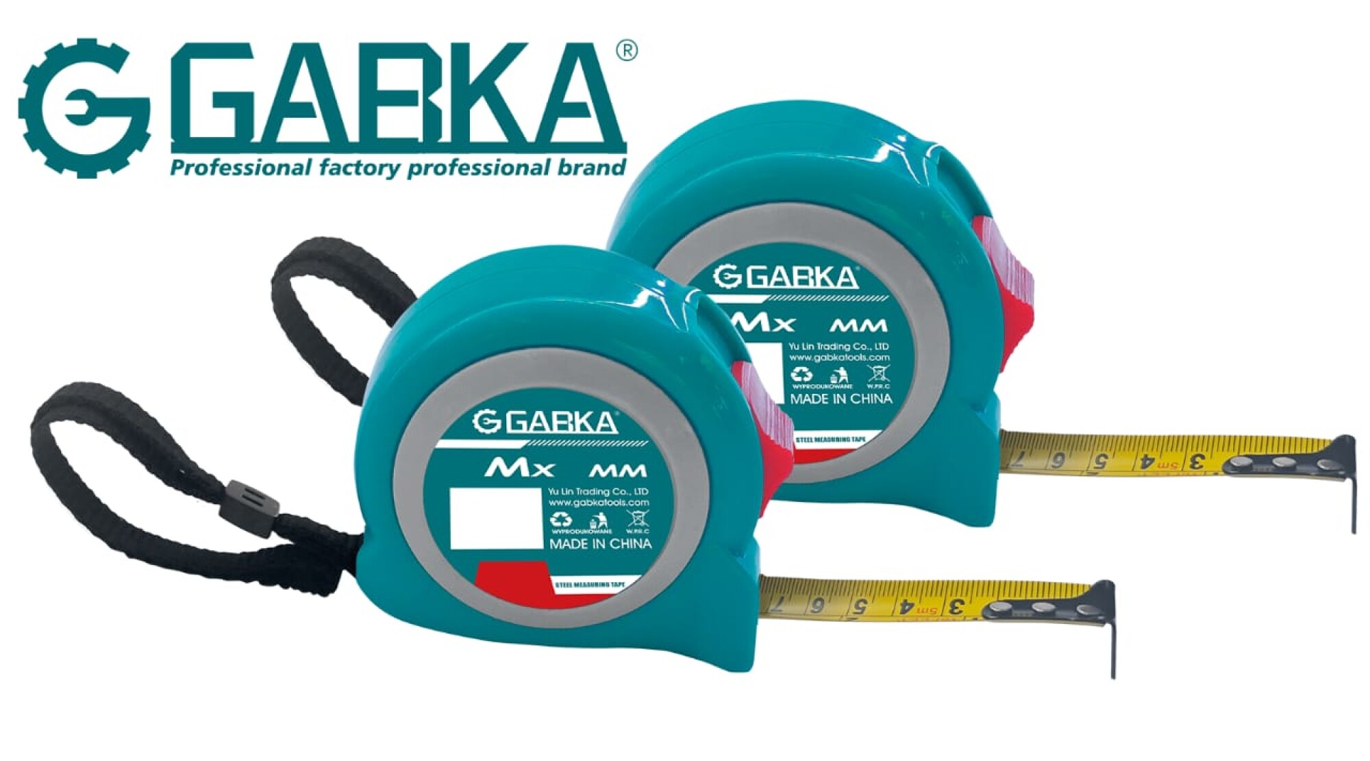 CINTA METRICA GABKA 7.5mt X 25mm GA-08031.- — Magnum