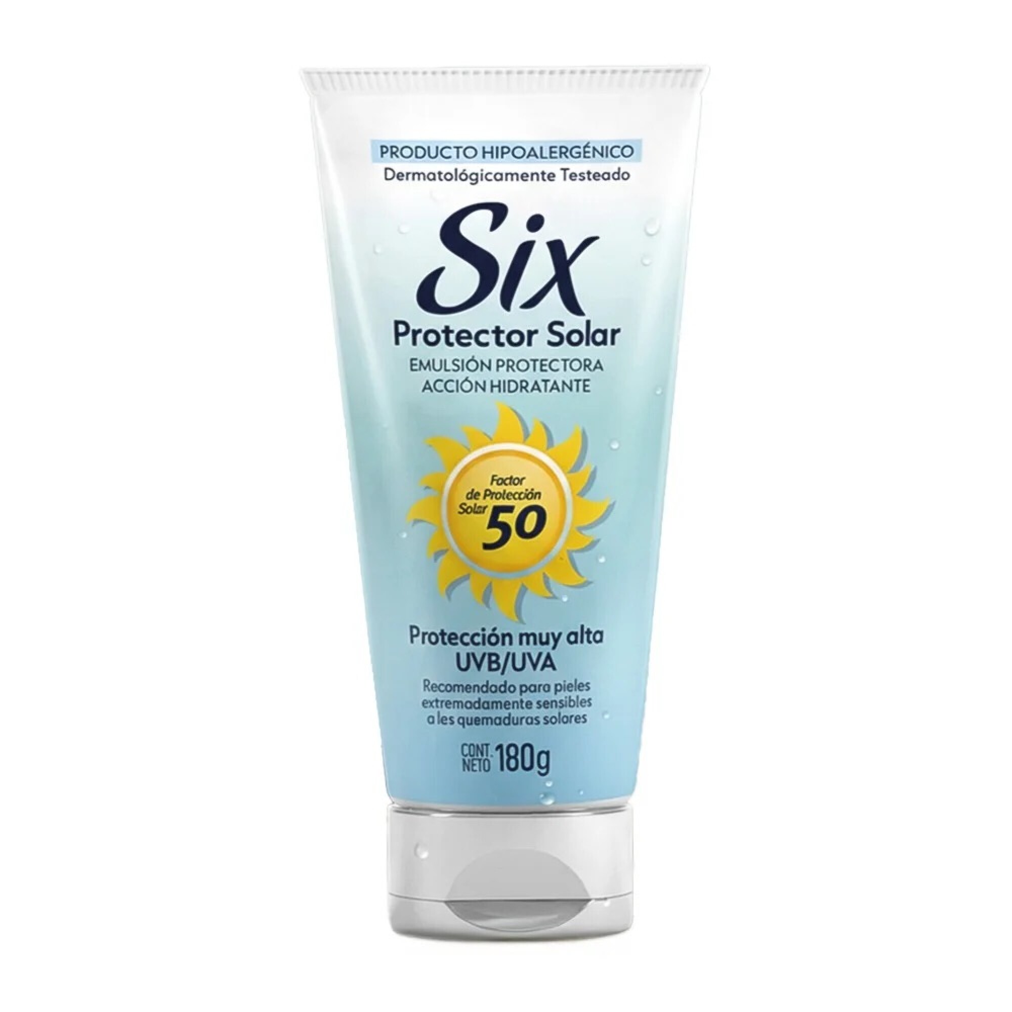 Six Protector Solar F50 180 gr — Farmacia Goes