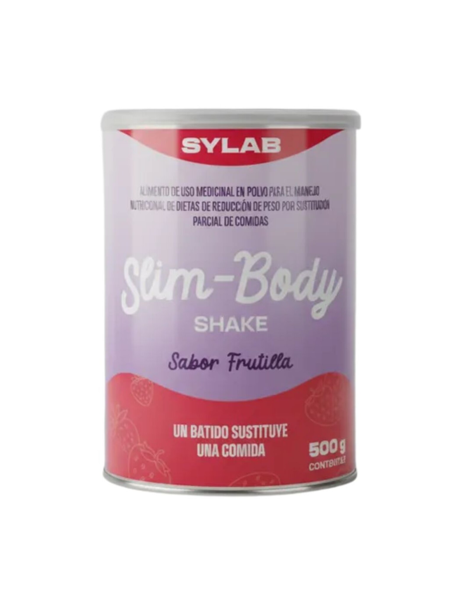 Slim Body Shake 500g SYLAB - Sabor Frutilla Con Chantilly — Wikimúsculos