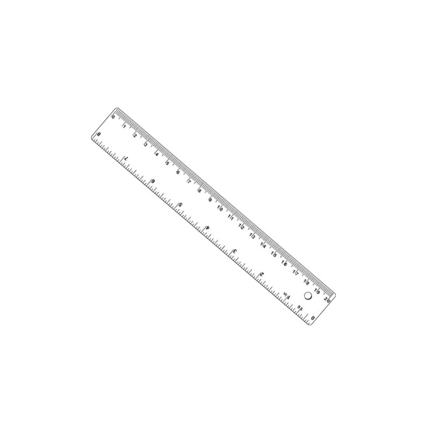 Regla transparente - 20 cm — Infantozzi