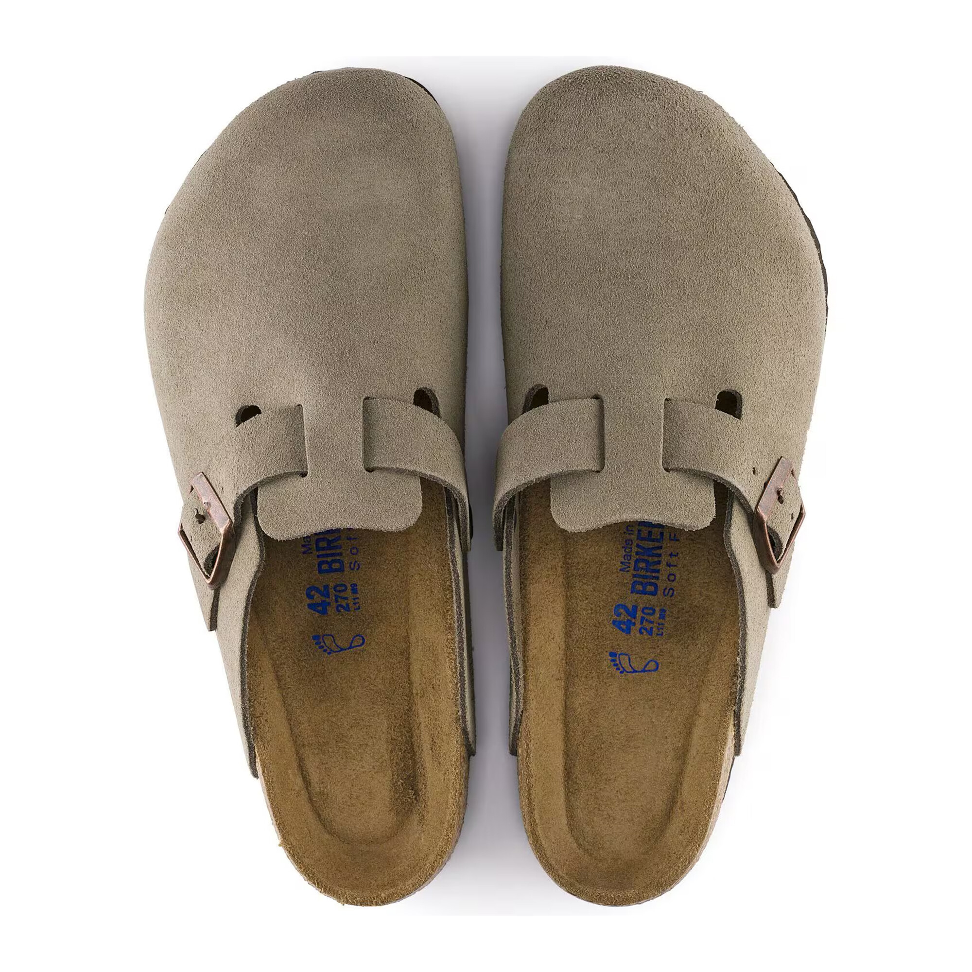 Zueco Boston SFB LEVE - Regular - Taupe — Birkenstock